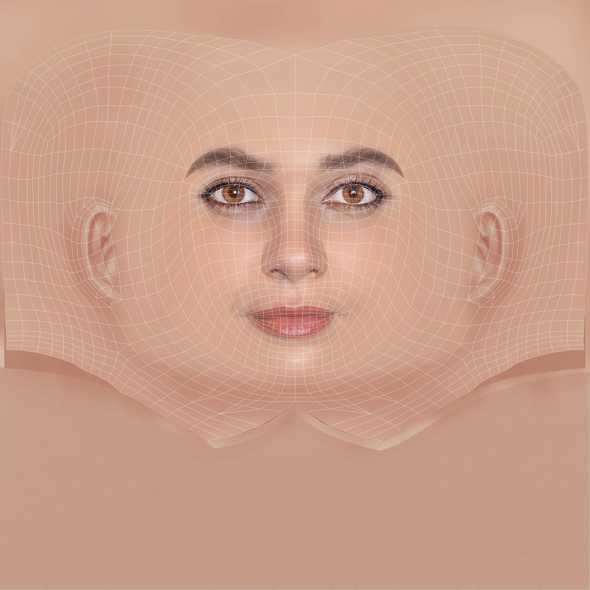 Emma Appleton Head - No Hair - Low Poly Head for Game 3D Model by ...