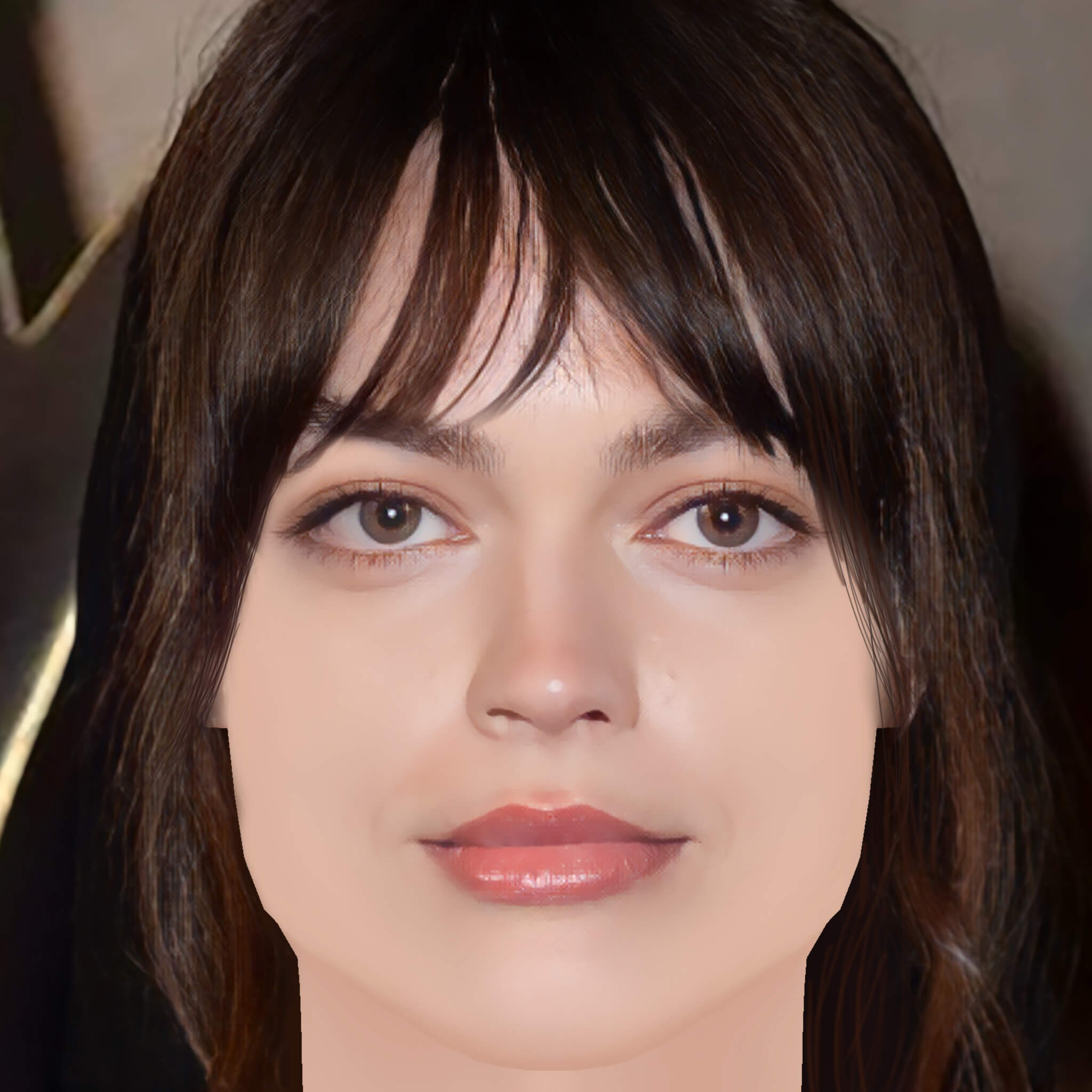 Emma Mackey Head - No Hair - Low Poly Head for Game 3D Model by Nammichael