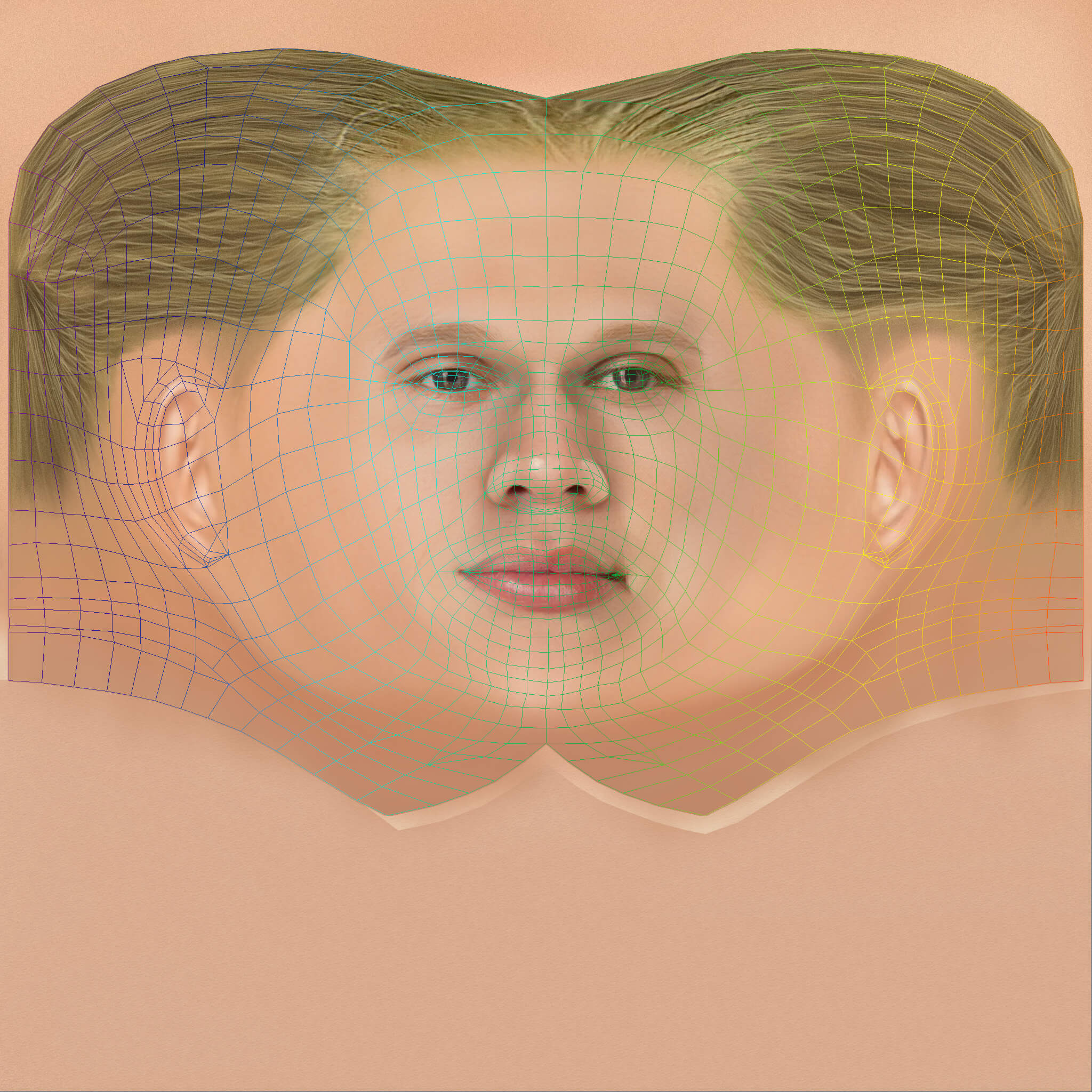 Erling Haaland Head - Low Poly Head for Game Low Poly 3D Model by ...