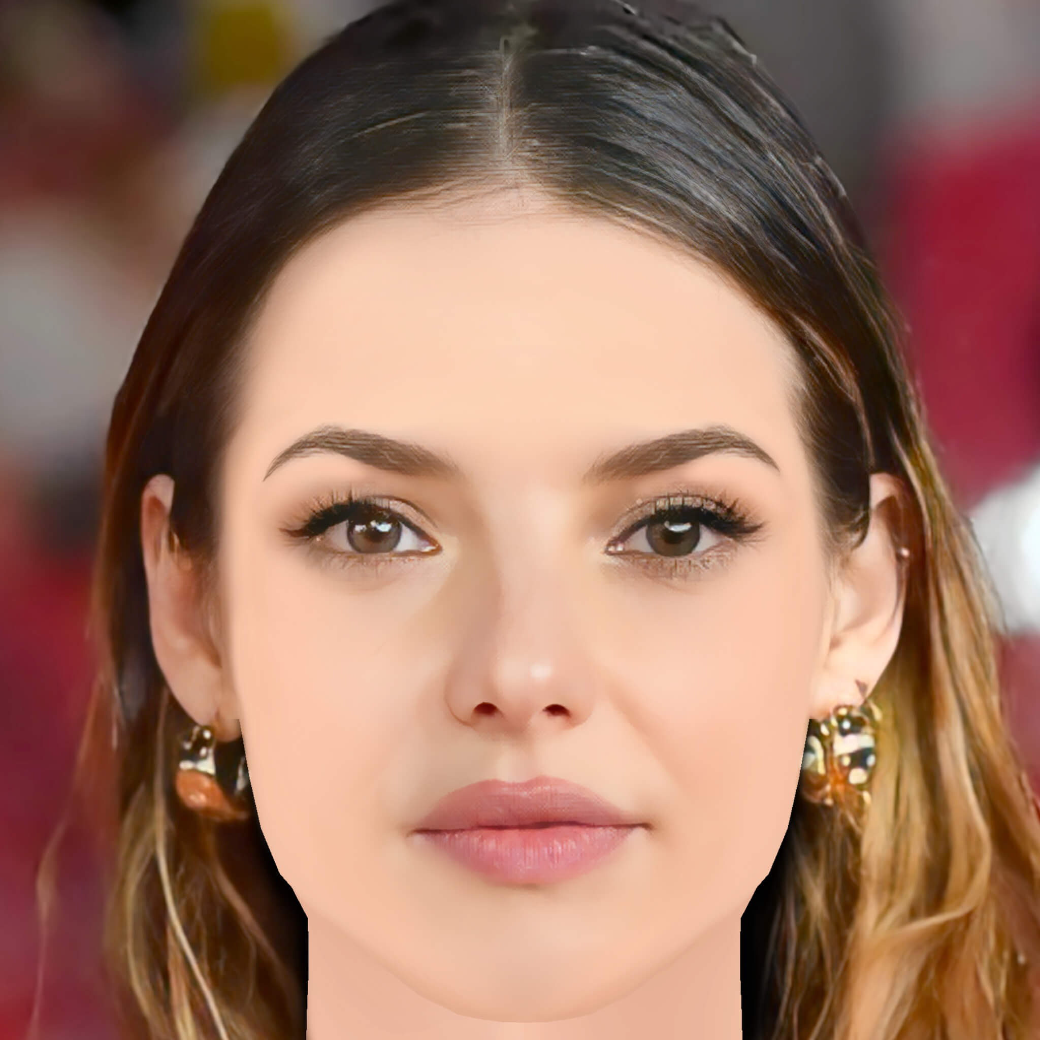 Federica Sabatini Head - No Hair - Low Poly Head for Game 3D Model by Nammichael