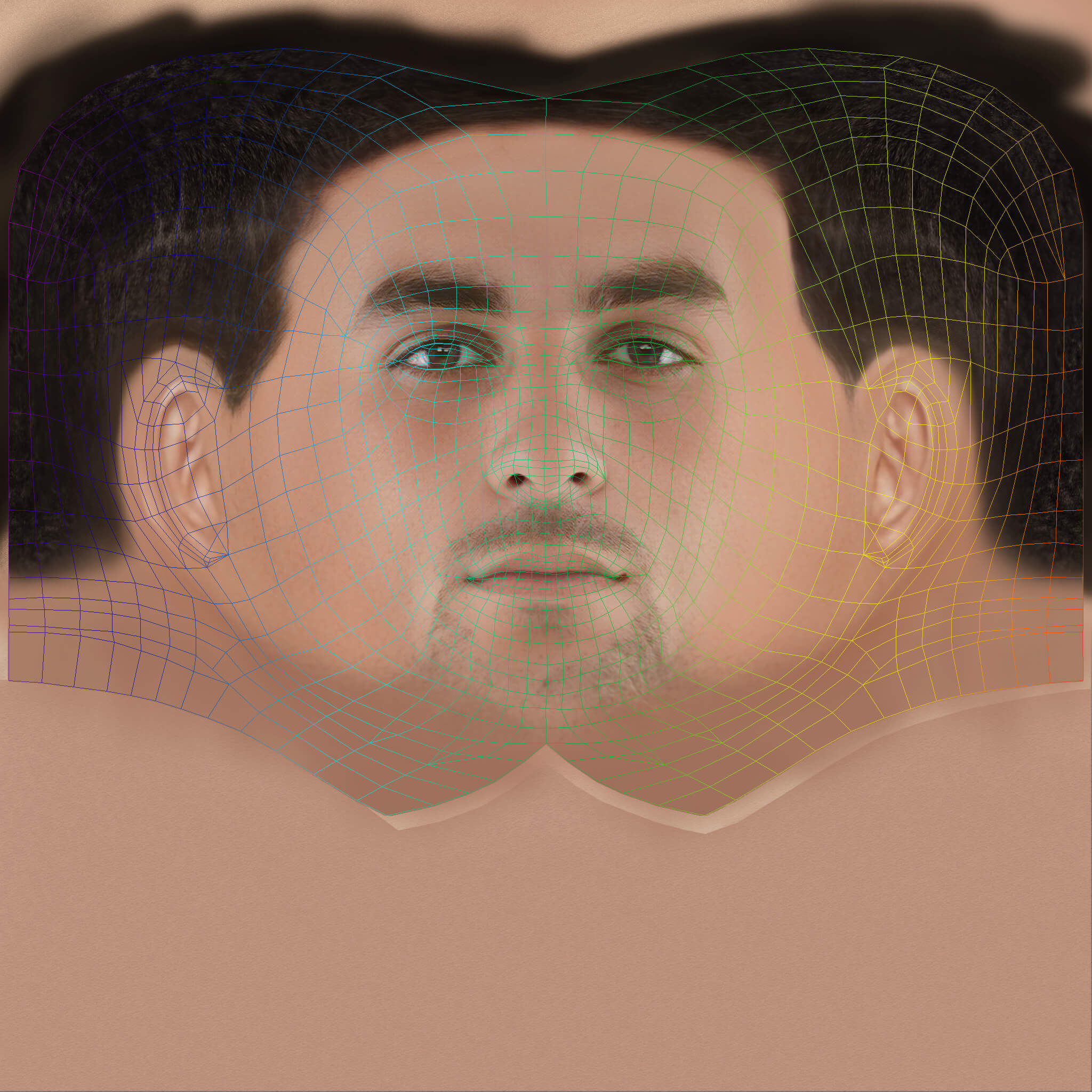 Ferran Torres Head - Low Poly Head for Game Low Poly 3D Model by Nammichael