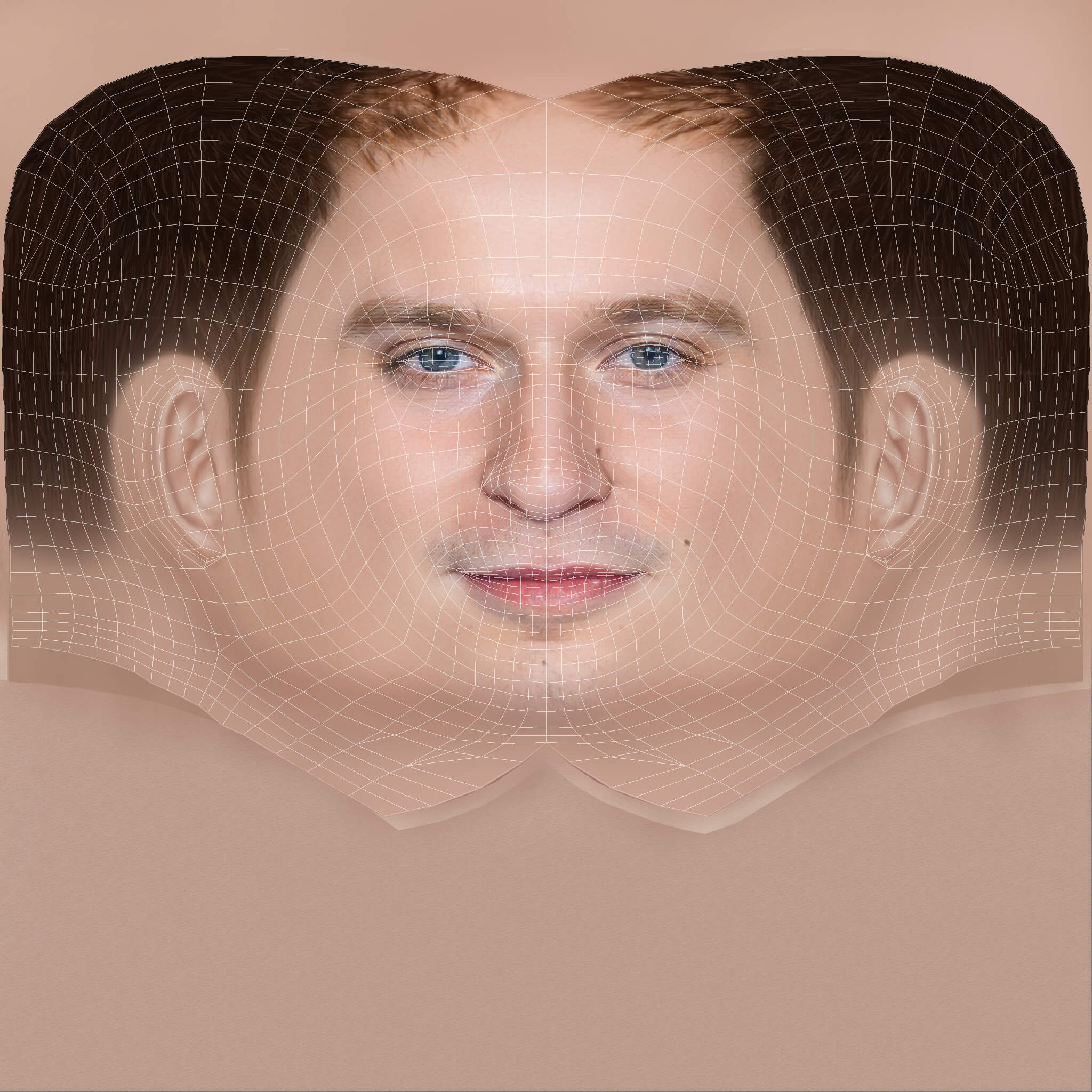 Fred Hechinger Head - Low Poly Head for Game 3D Model by Nammichael