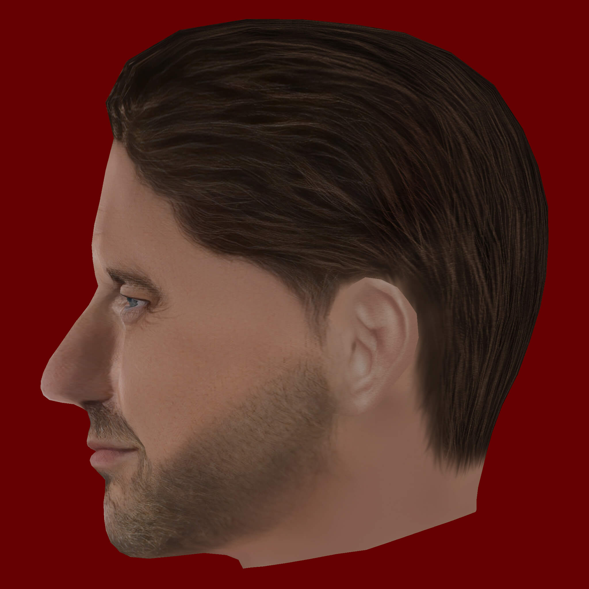 Gerard Butler Head - 3D Model by Nammichael