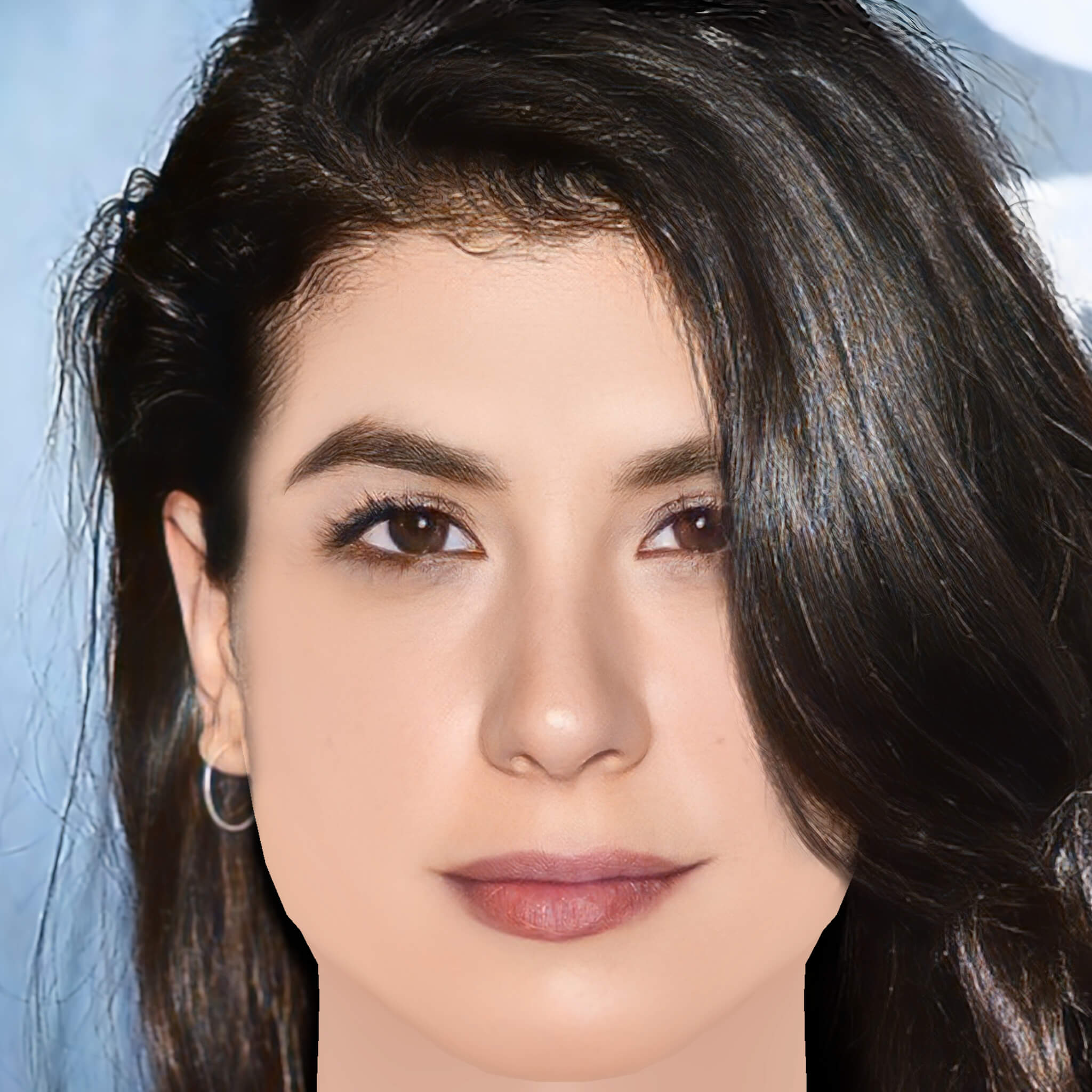 Giulia Michelini Head - No Hair - Low Poly Head for Game 3D Model by ...