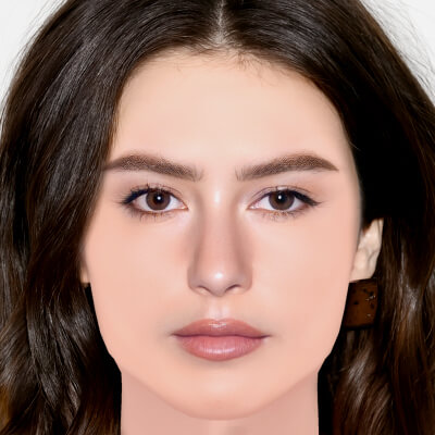 Gracie Abrams Head no Hair Low Poly Head for Game - 3D Model by Nammichael