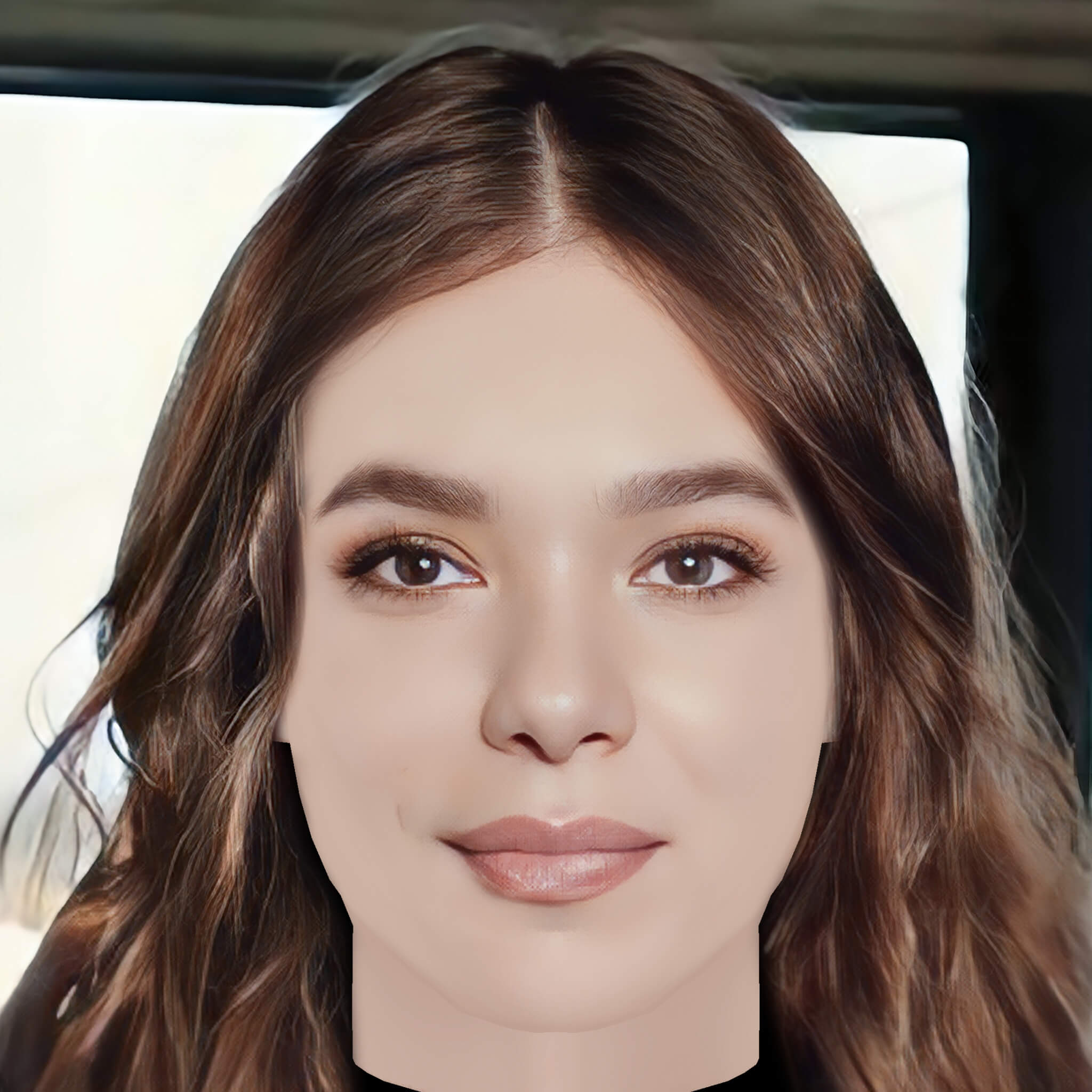 Hailee Steinfeld Head - No Hair - Low Poly Head for Game 3D Model by ...