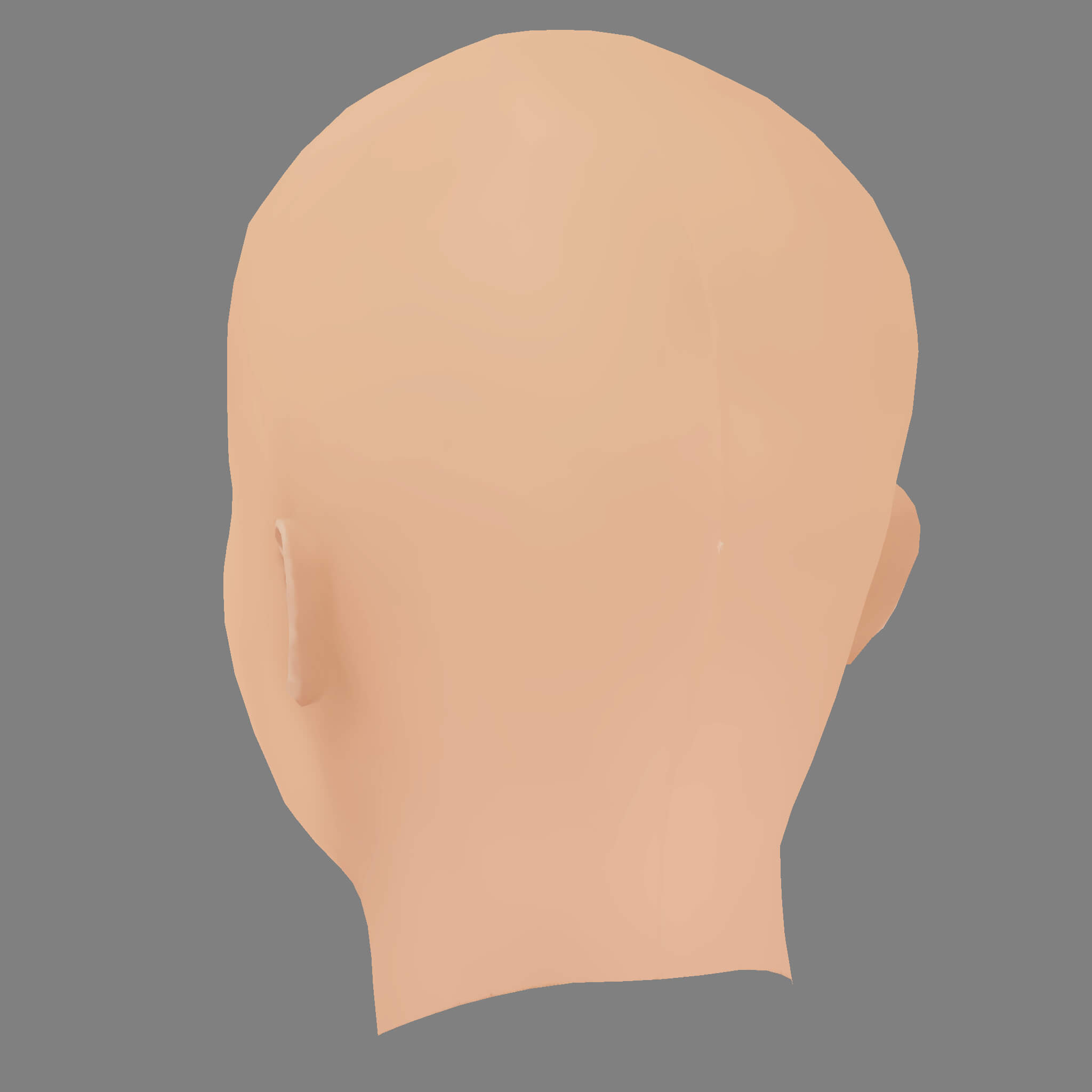 Halston Sage Head - No Hair - Low Poly Head for Game 3D Model by Nammichael