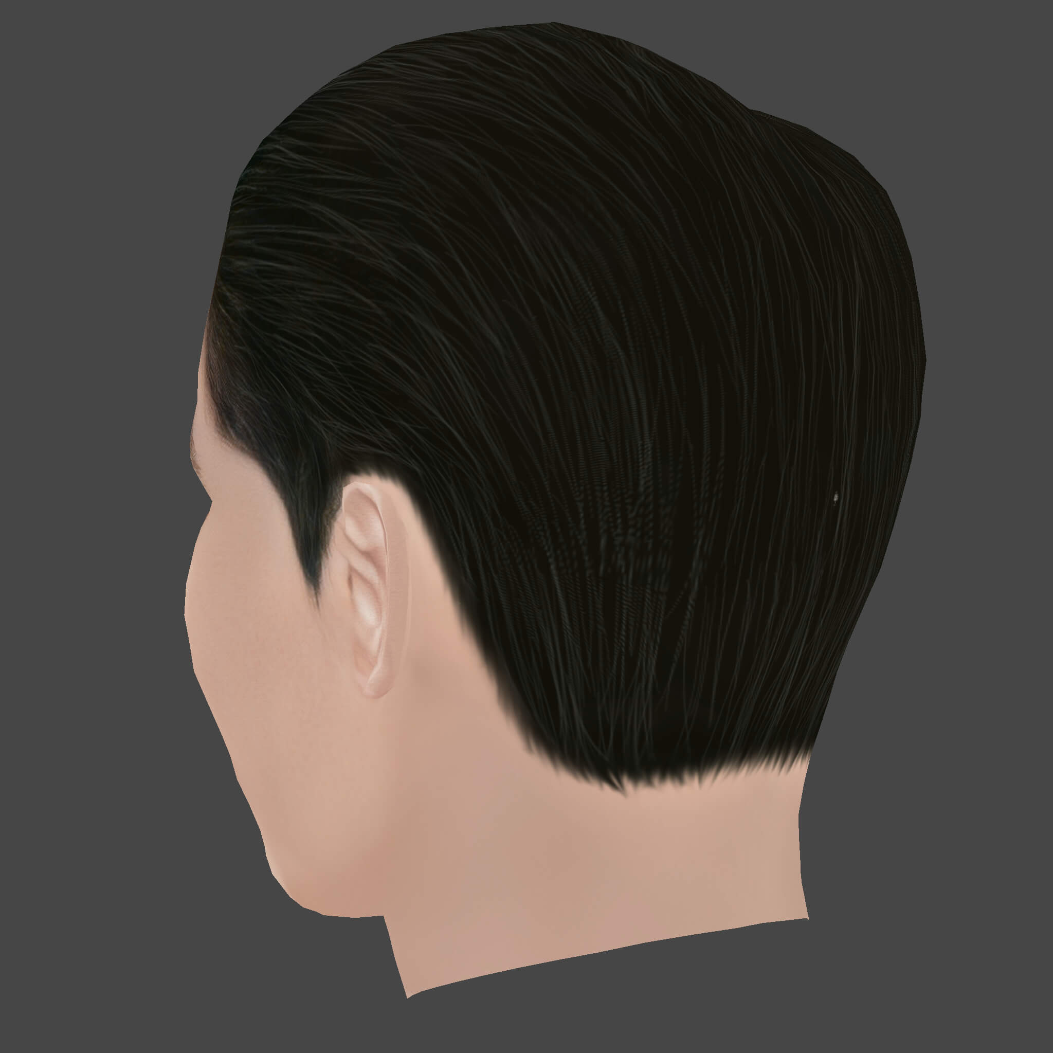 Hyun Bin Head - Low Poly Head for Game 3D Model by Nammichael