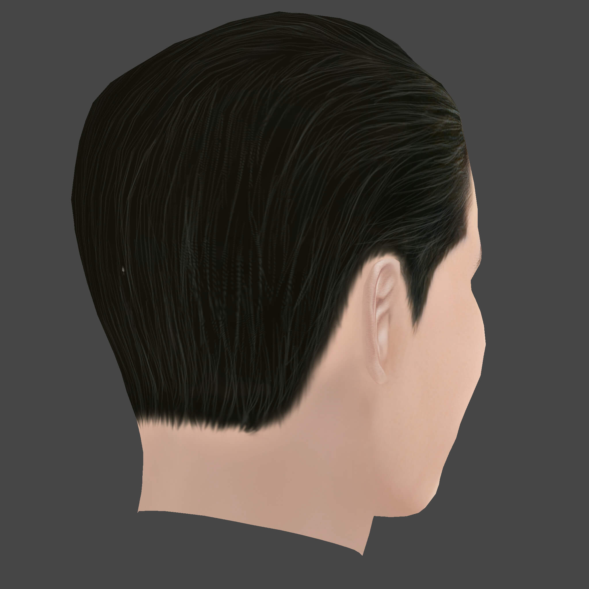 Hyun Bin Head - Low Poly Head for Game 3D Model by Nammichael