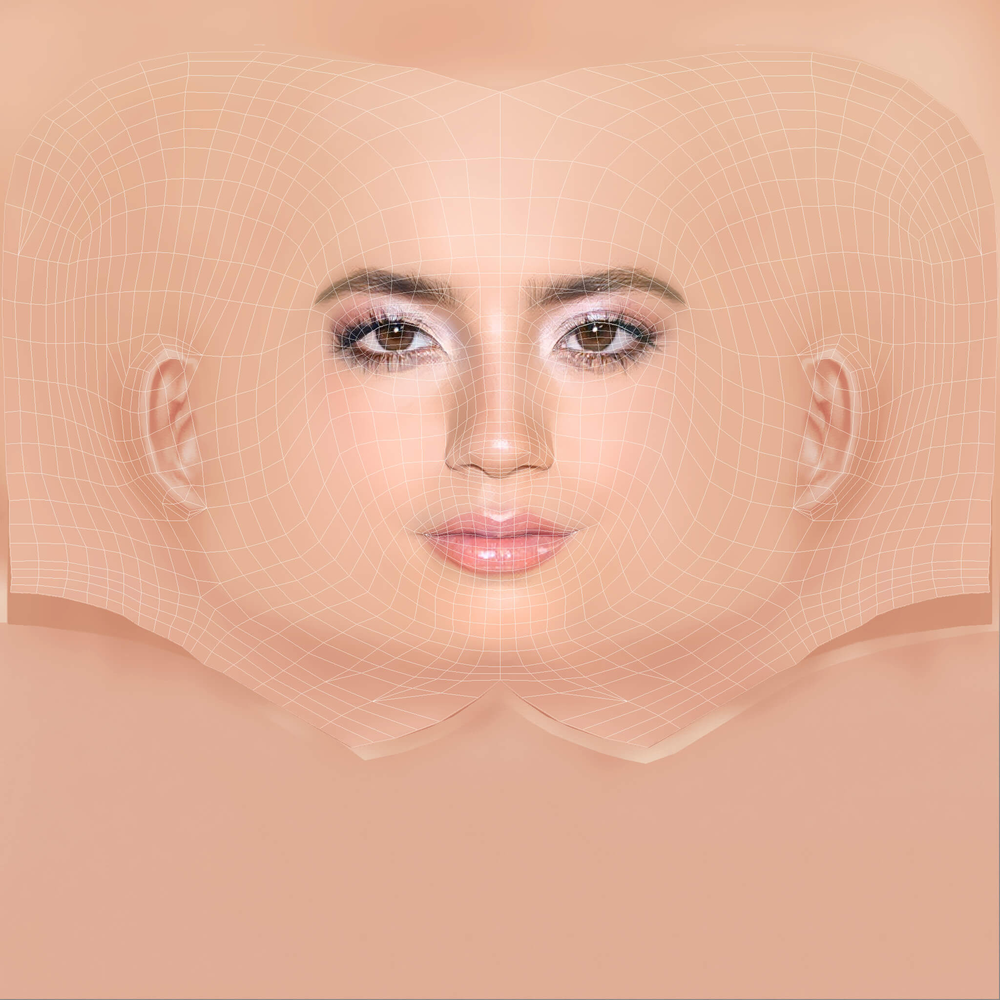 Isabela Merced Head - No Hair - Low Poly Head for Game 3D Model by ...