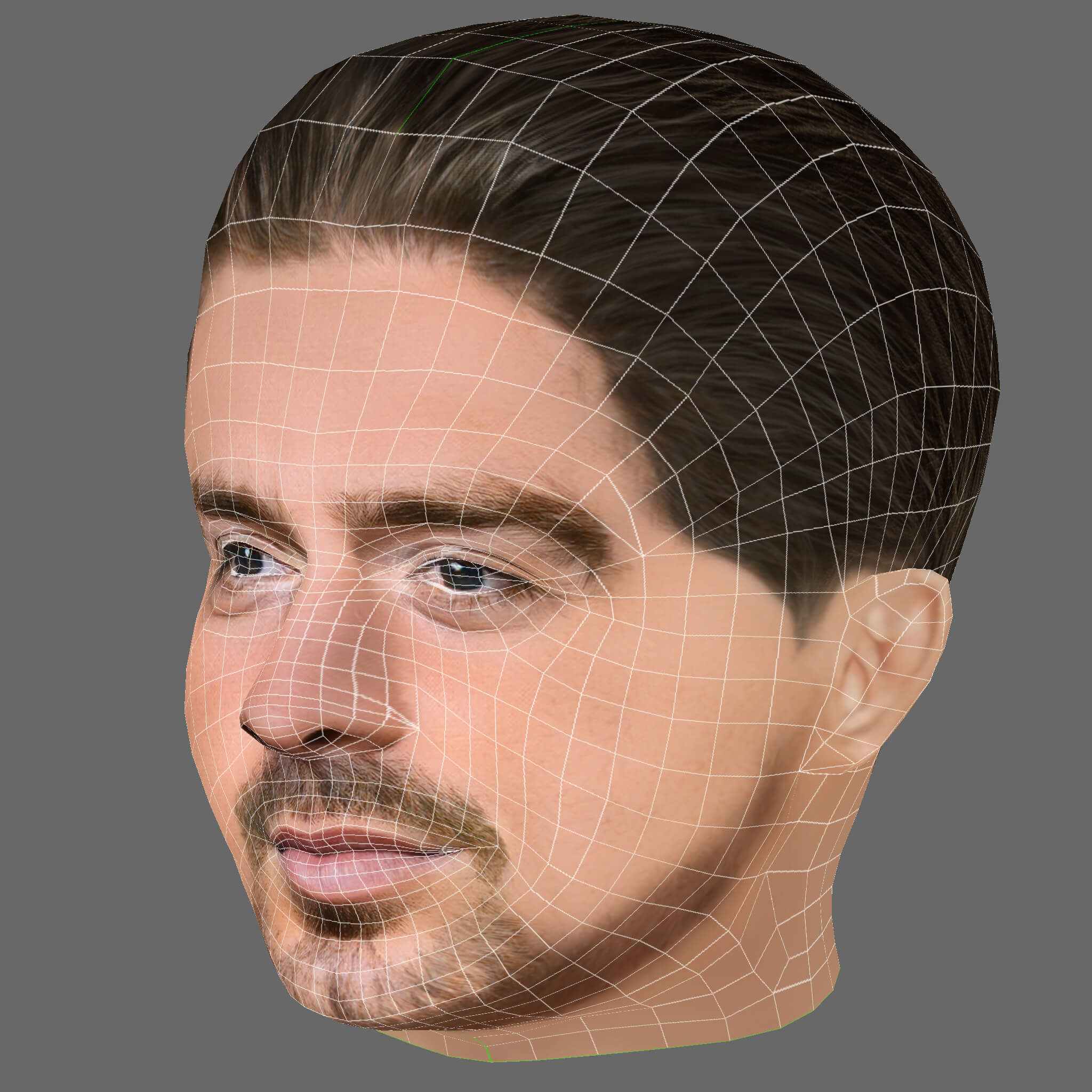 Jack Grealish Head - Low Poly Head for Game Low Poly 3D Model by Nammichael