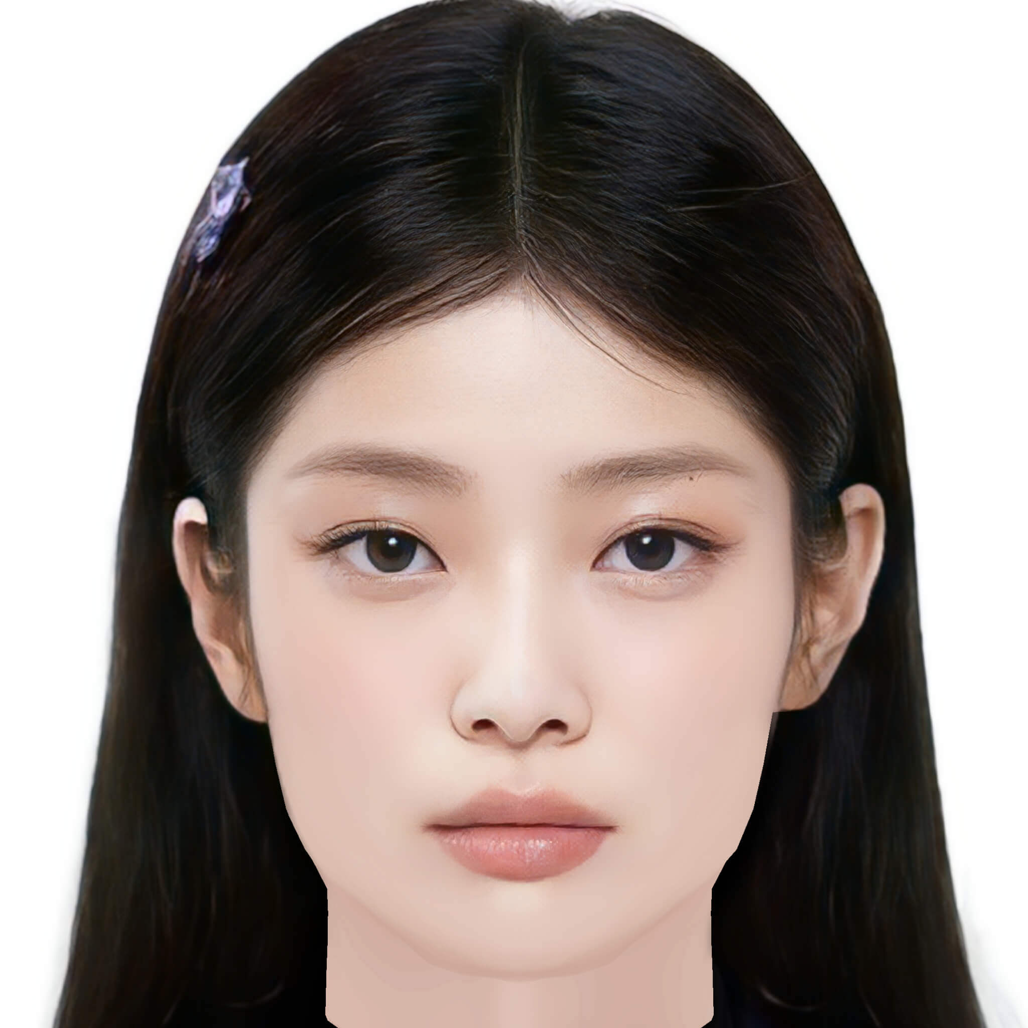 Jennie Blackpink Head - No Hair - Low Poly Head for Game 3D Model by ...