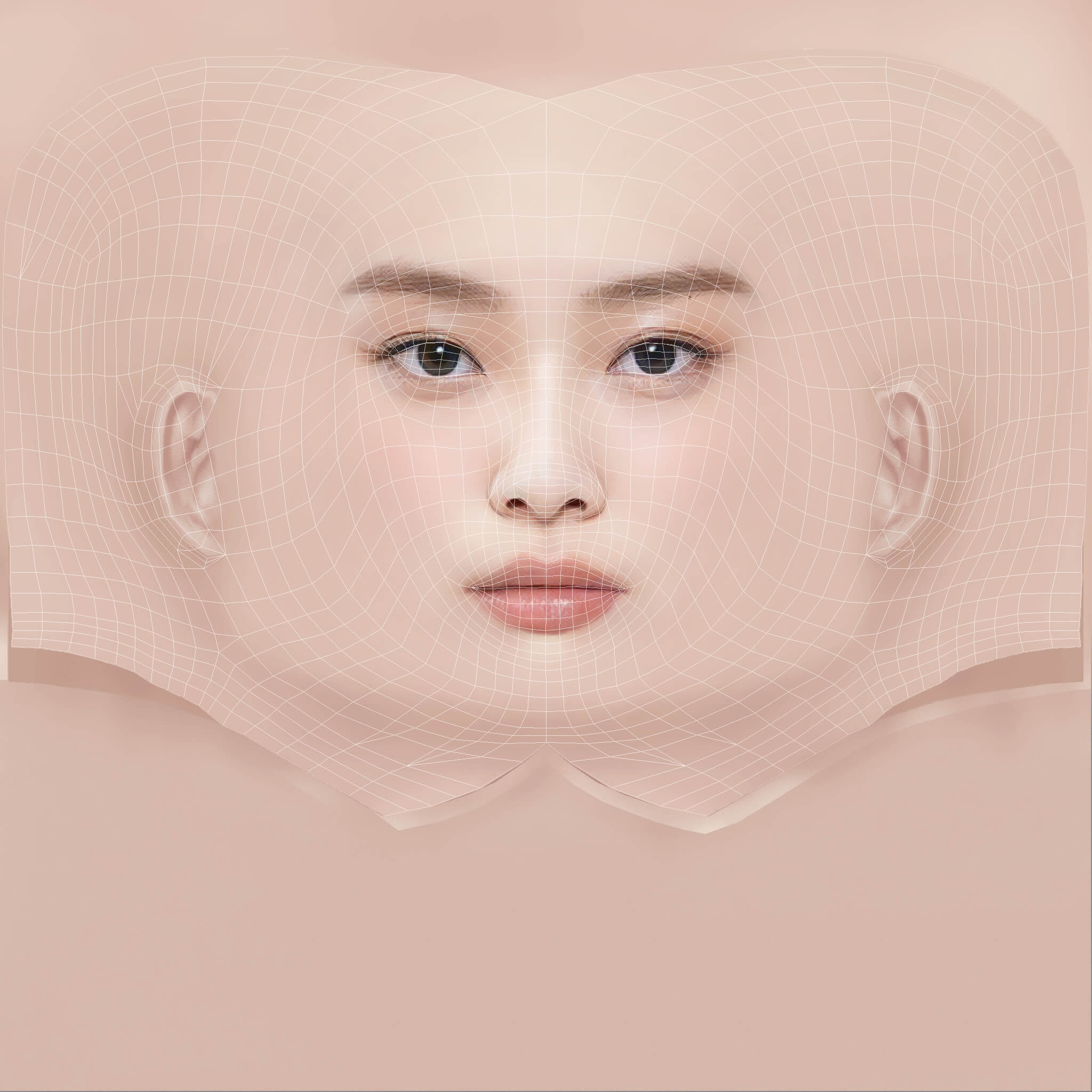 Jennie Blackpink Head - No Hair - Low Poly Head for Game 3D Model by ...