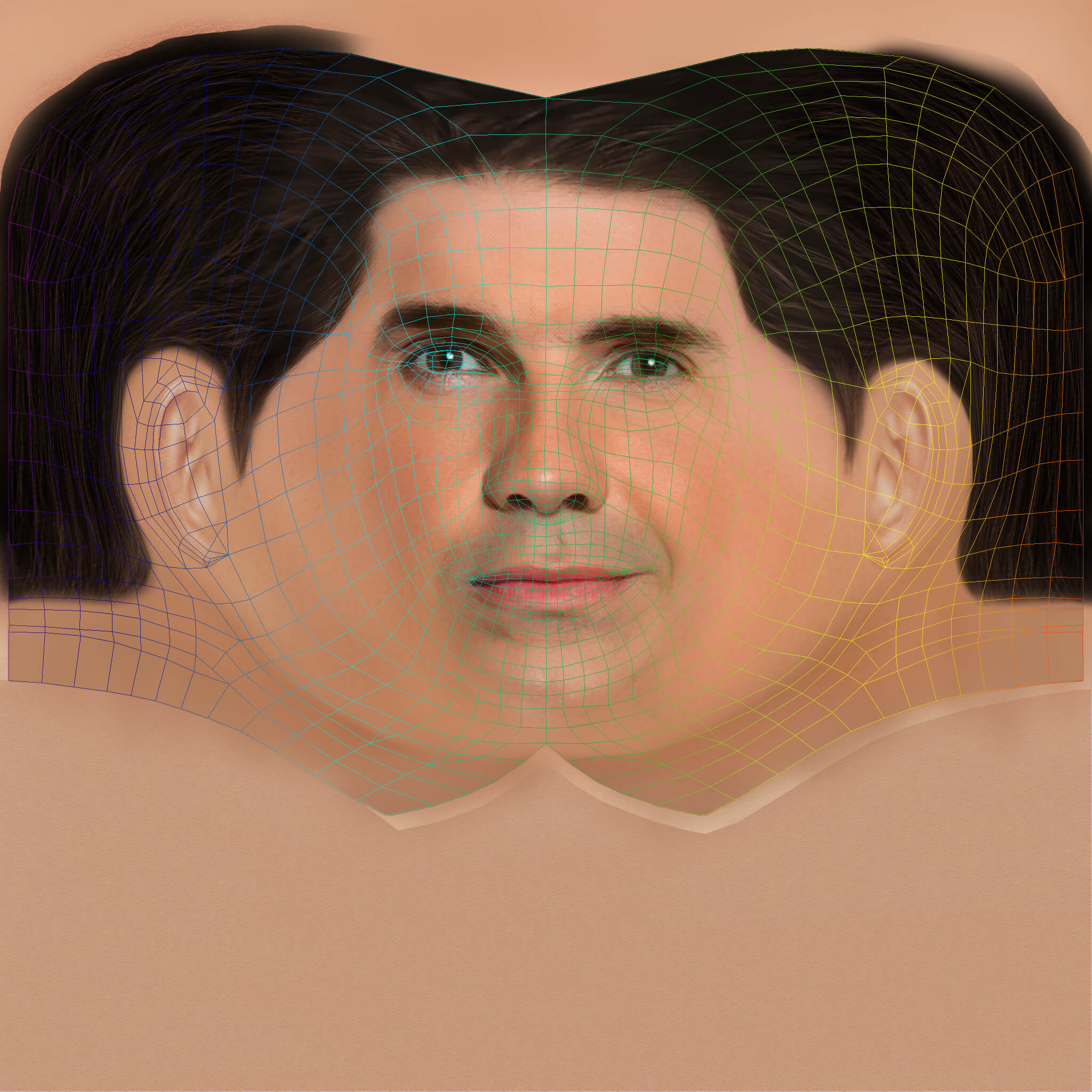 Jimmy Carr Head - Low Poly Head for Game Low Poly 3D Model by Nammichael
