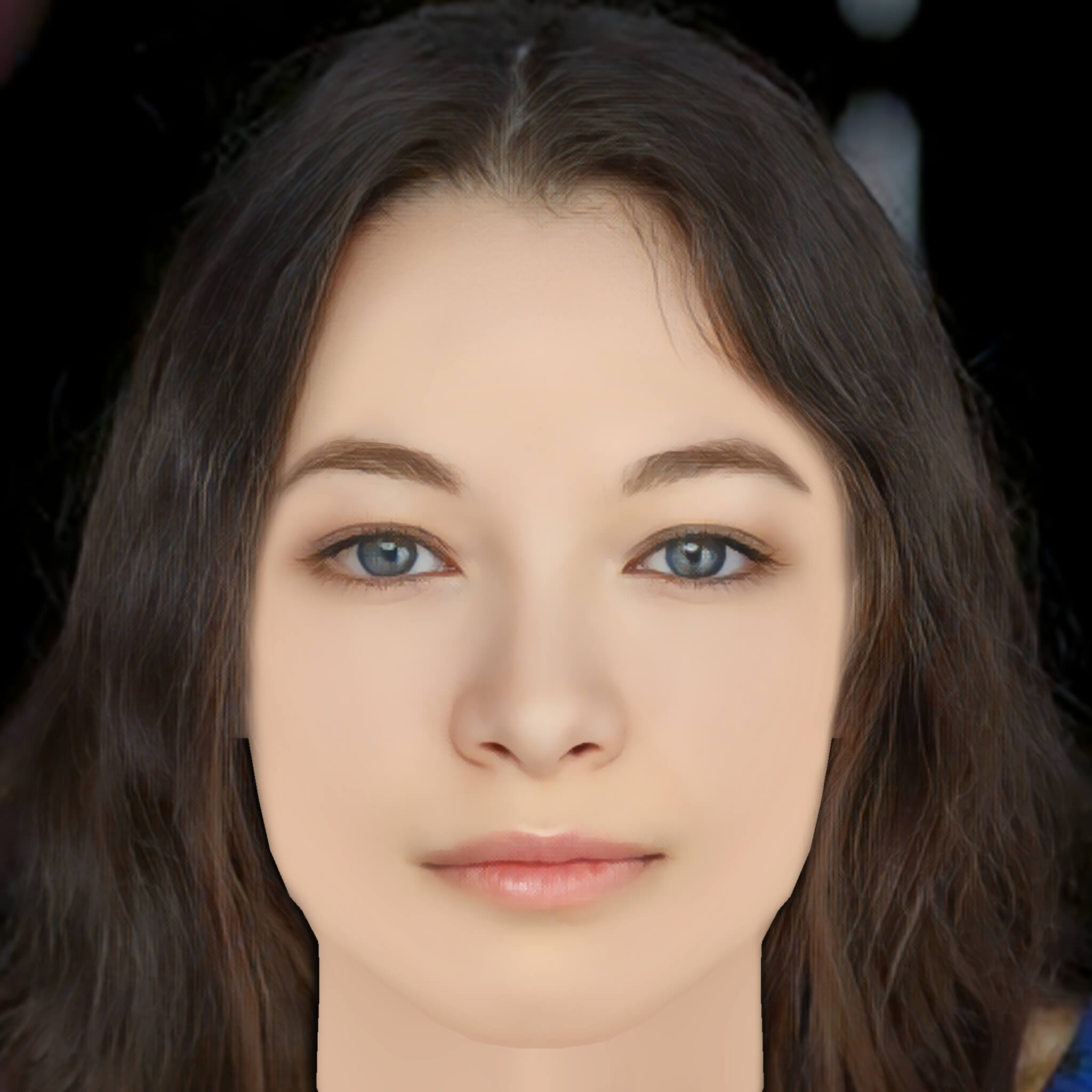 Jodelle Ferland Head - No Hair - Low Poly Head for Game 3D Model by ...