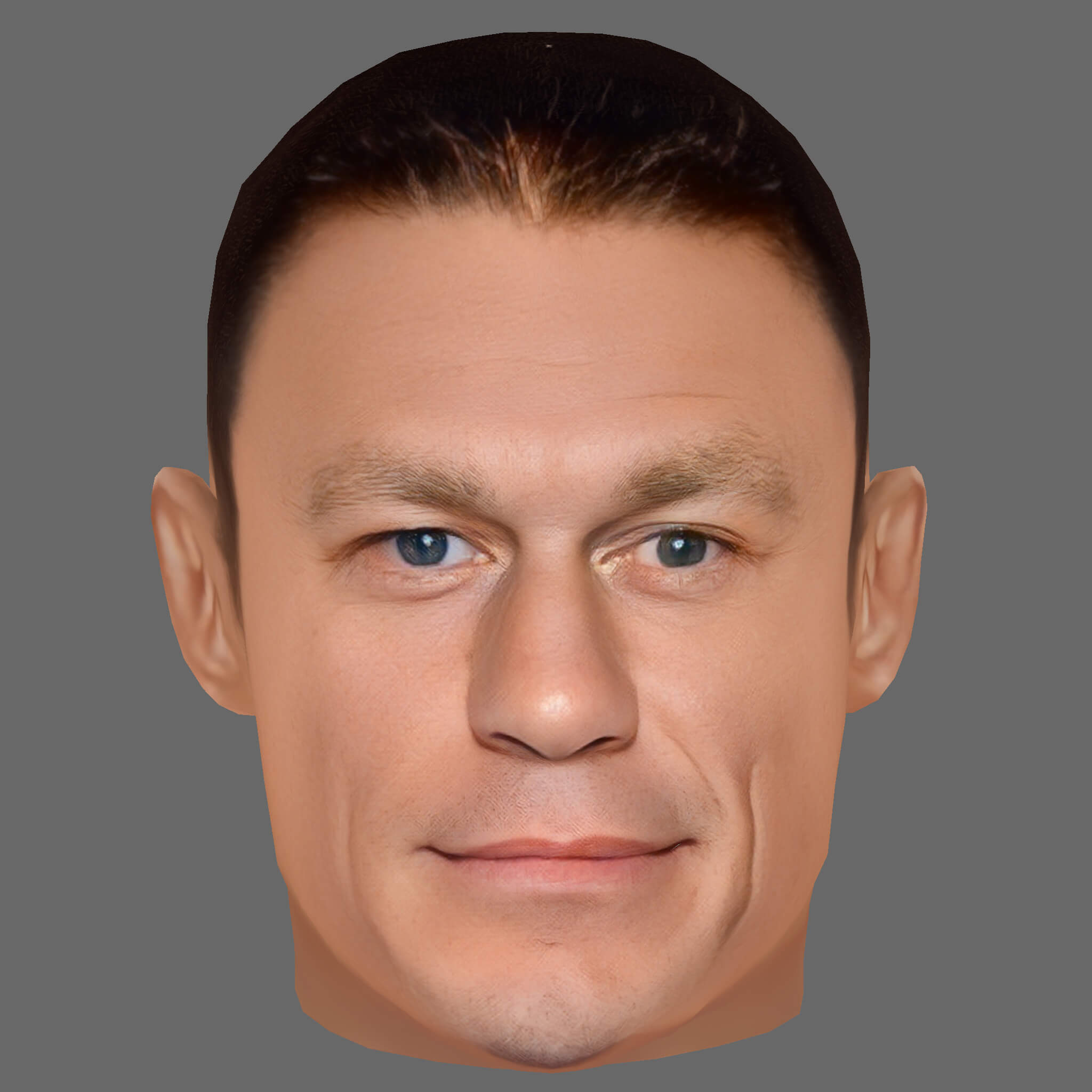 John Cena Head - 3D Model by Nammichael