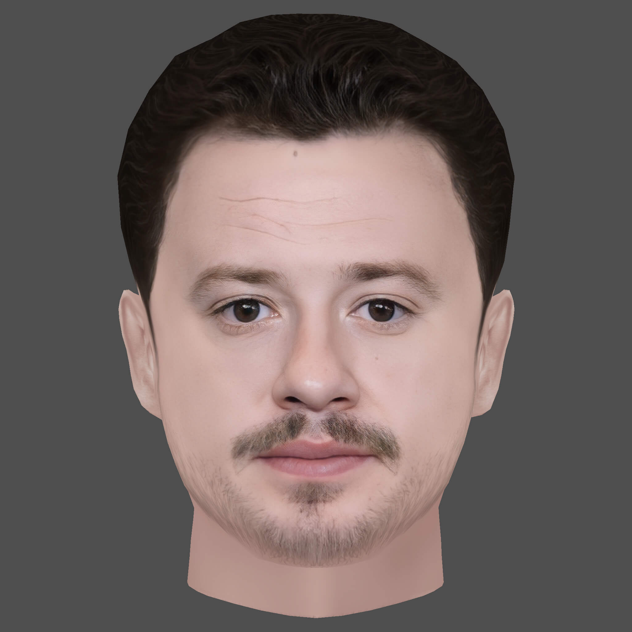 Joseph Quinn Head - Low Poly Head for Game 3D Model by Nammichael