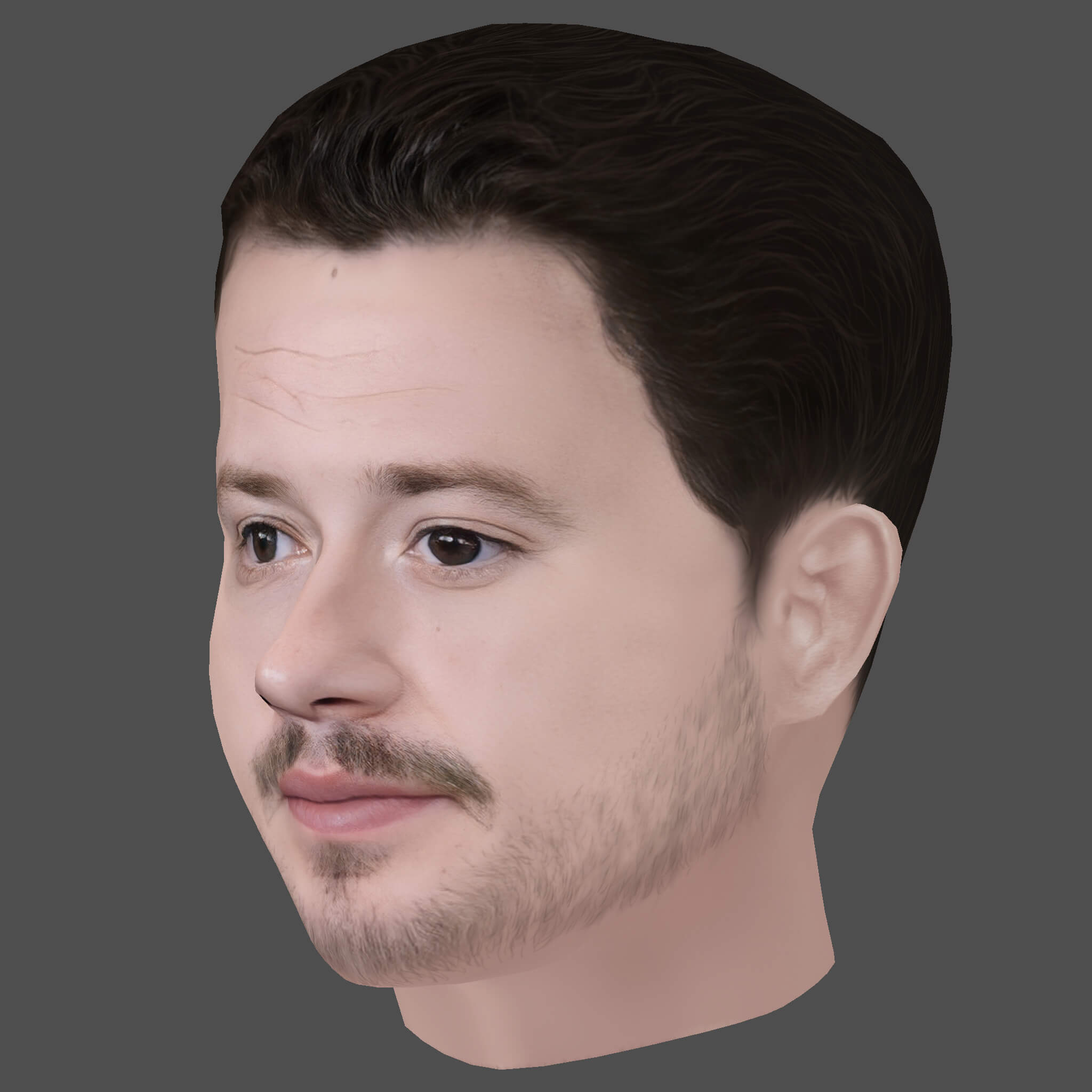 Joseph Quinn Head - Low Poly Head for Game 3D Model by Nammichael