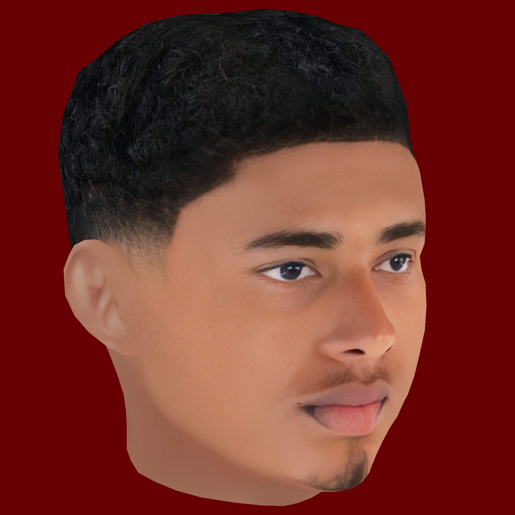 Jude Bellingham Head - Low Poly Head for Game 3D Model by Nammichael