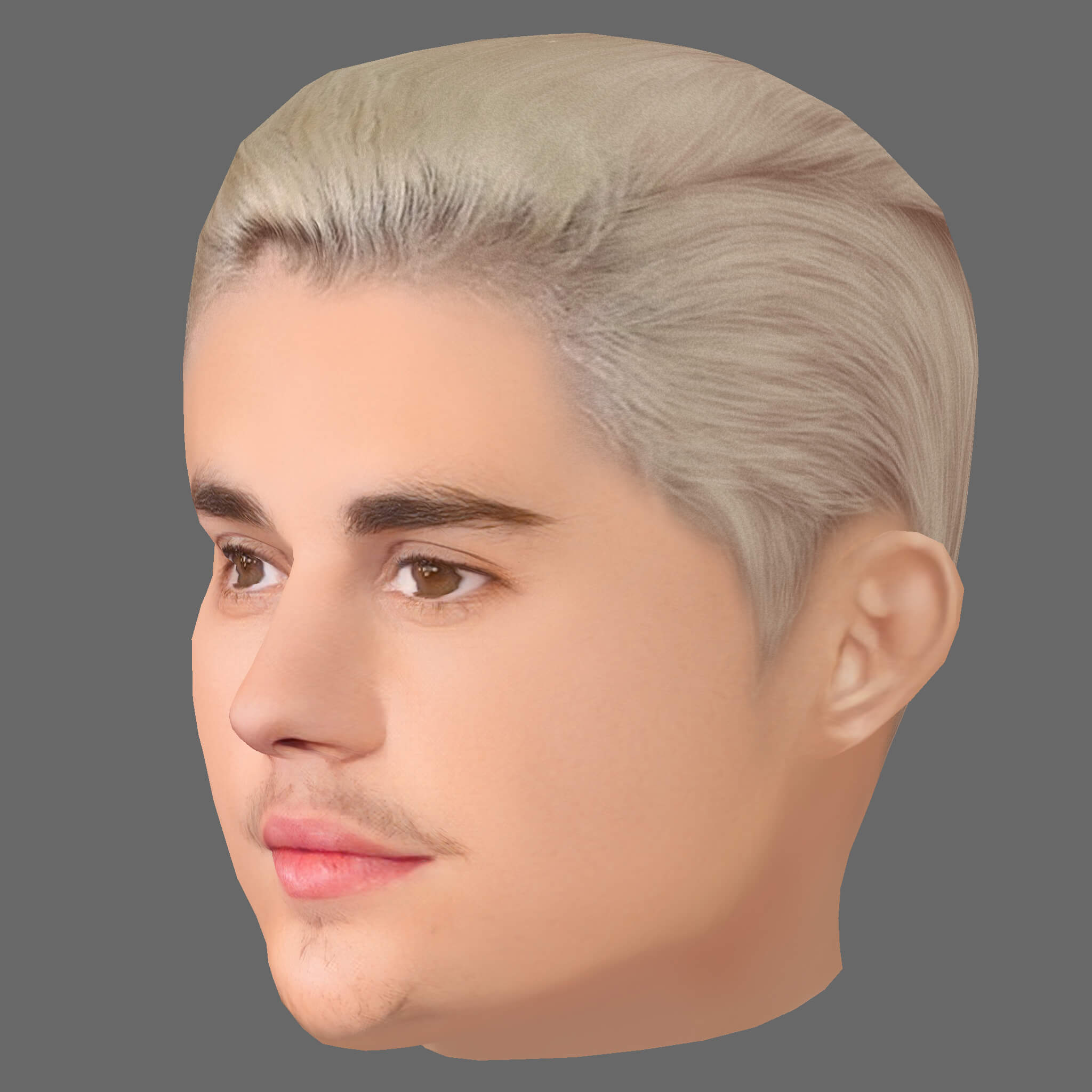 Justin Bieber Head - 3D Model by Nammichael