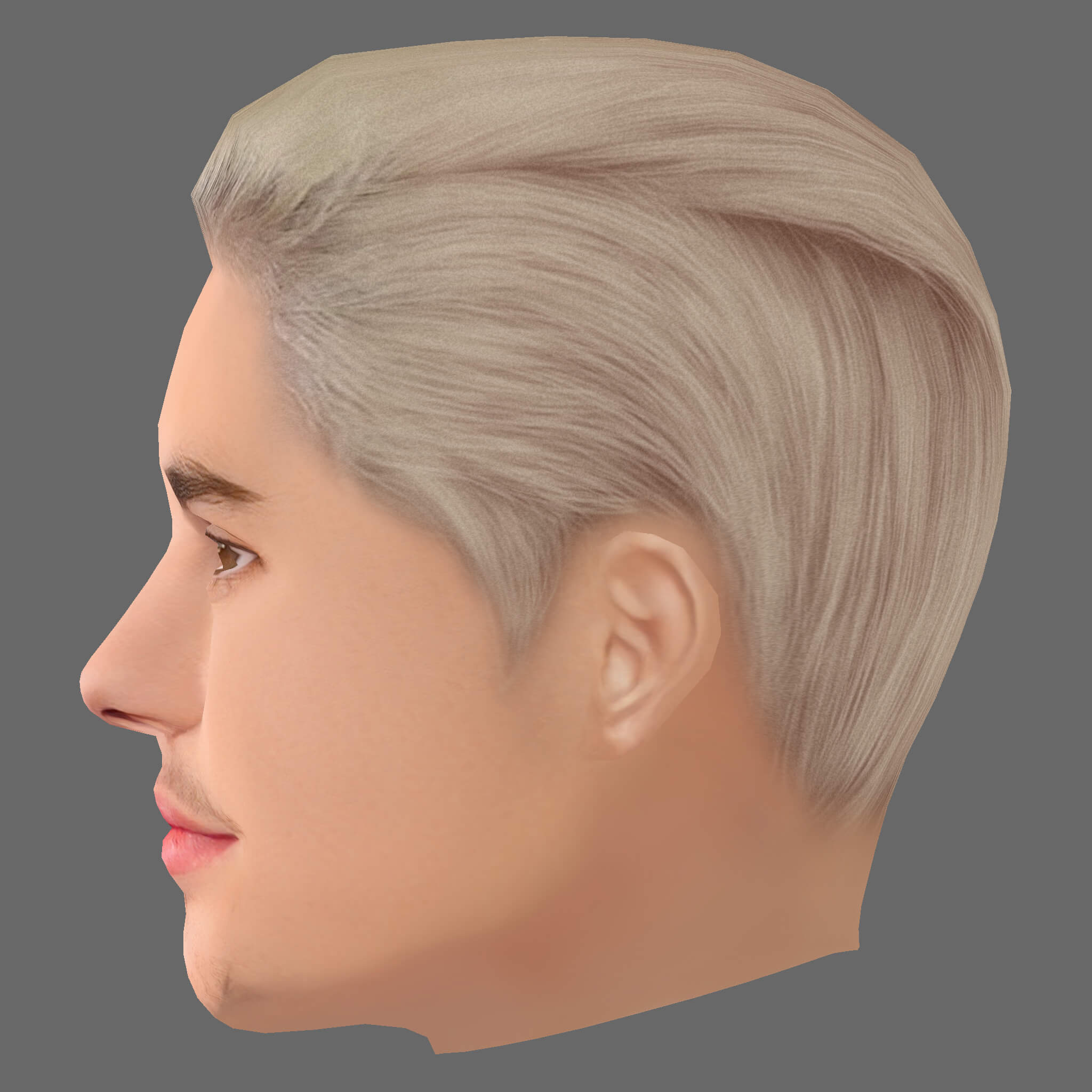 Justin Bieber Head - 3D Model by Nammichael