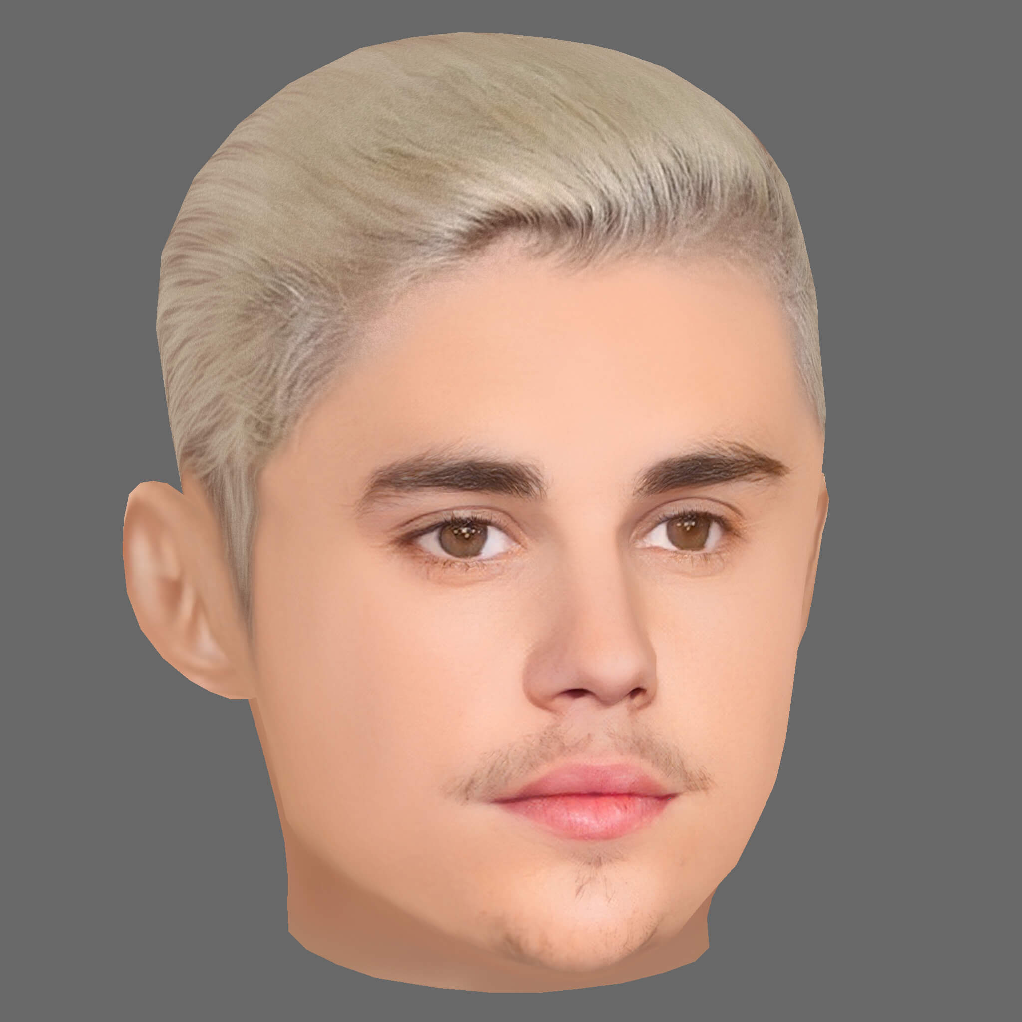 Justin Bieber Head - 3D Model by Nammichael