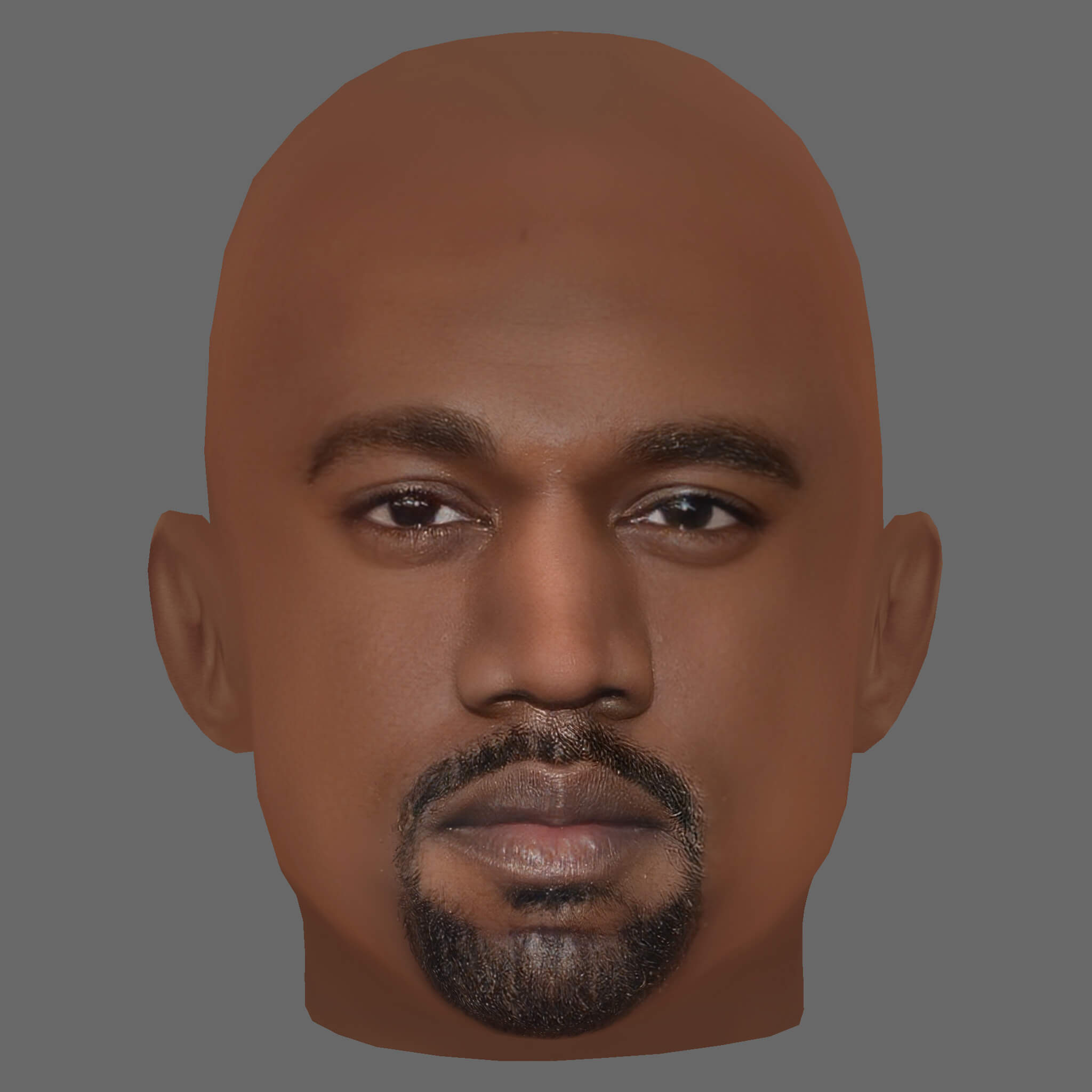 Kanye West Head - 3D Model by Nammichael