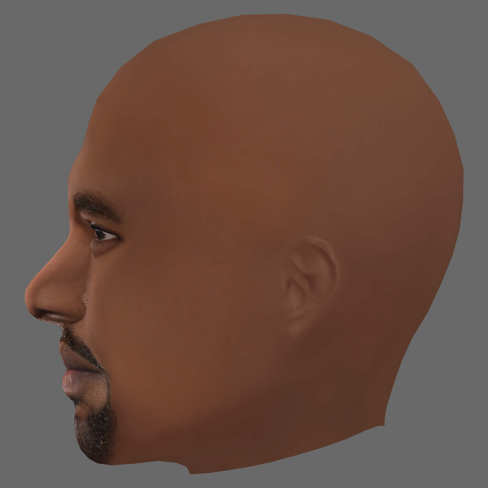 Kanye West Head - 3D Model by Nammichael