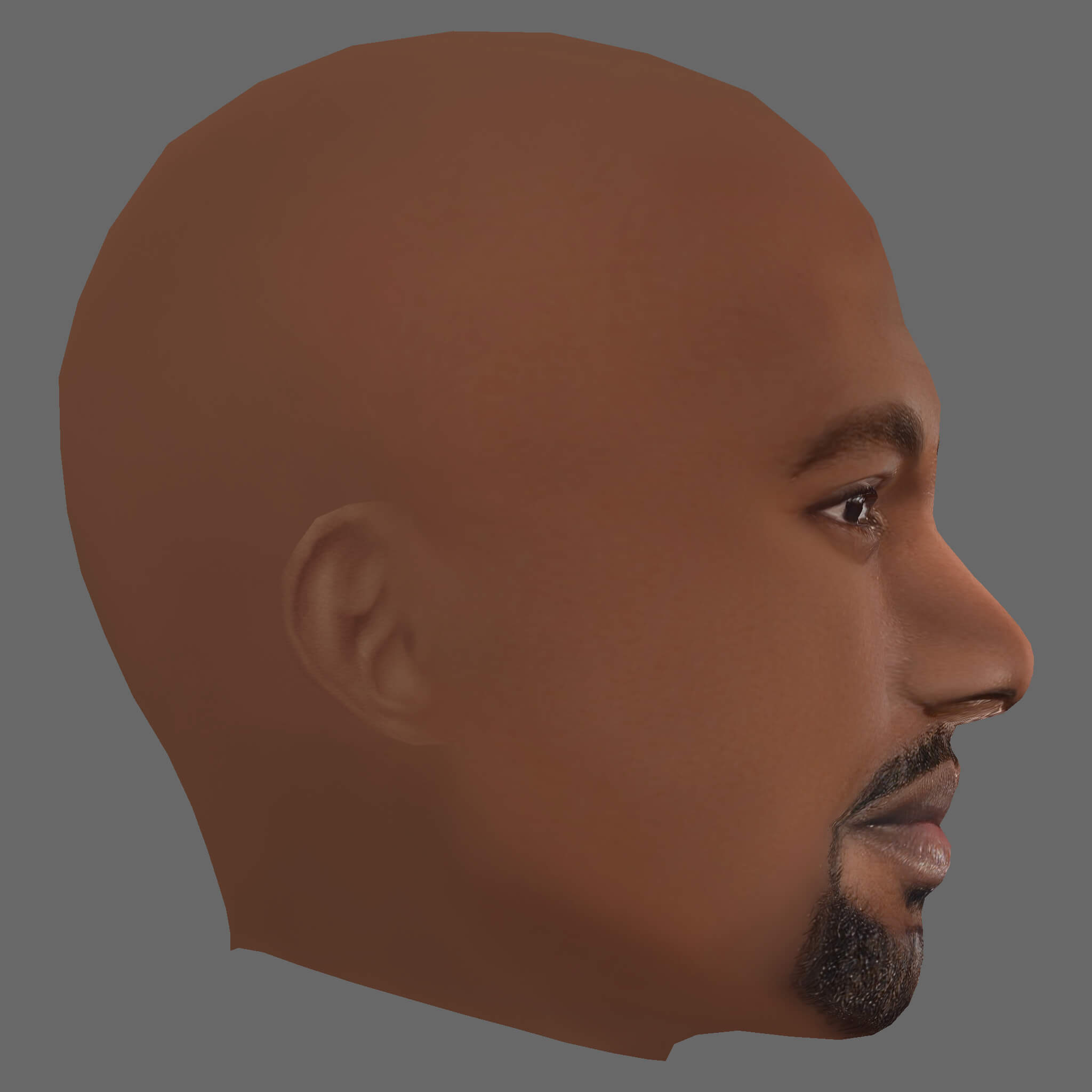 Kanye West Head - 3D Model by Nammichael