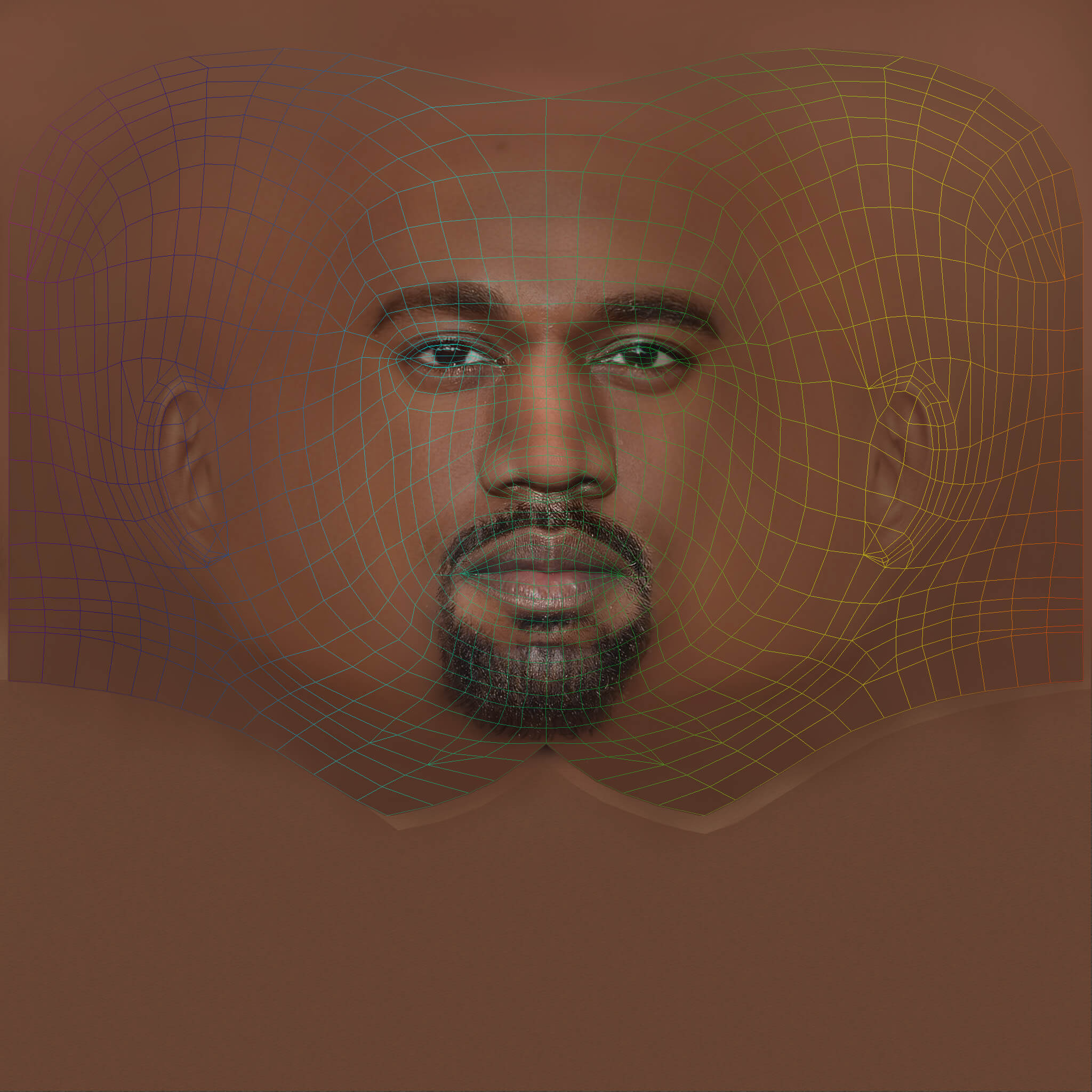 Kanye West Head - 3D Model by Nammichael