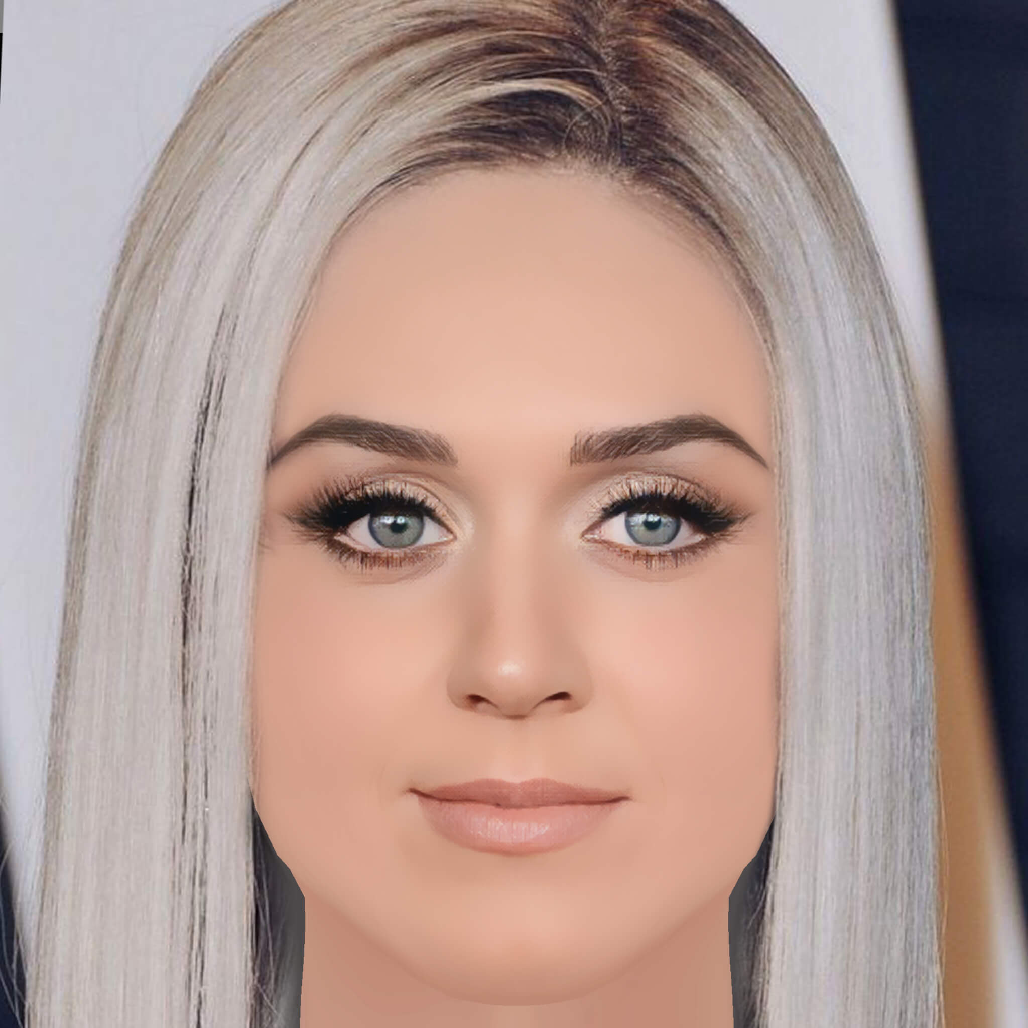 Katy Perry Head - No Hair - Low Poly Head for Game 3D Model by Nammichael