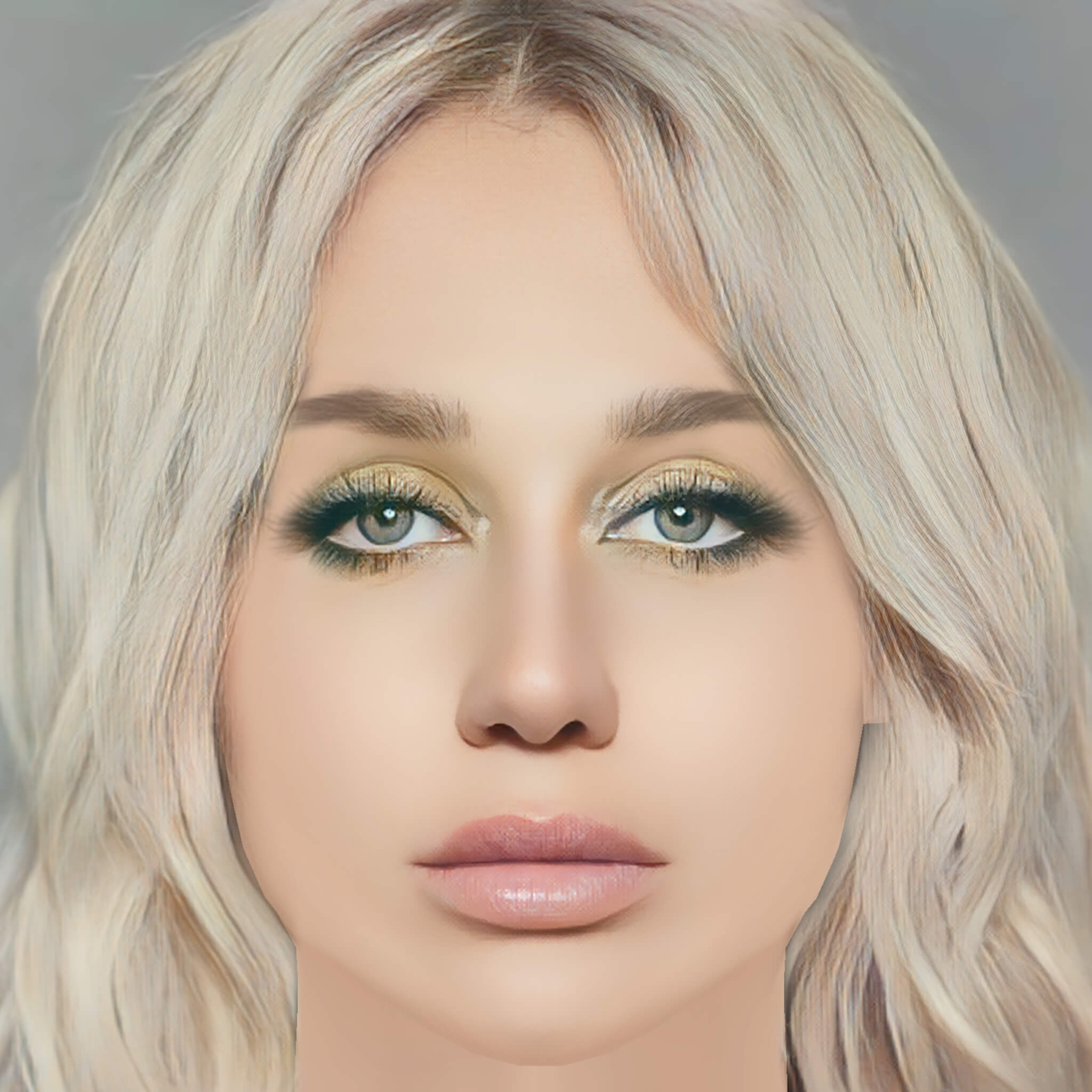 Kesha Rose Sebert Head - No Hair - Low Poly Head for Game 3D Model by ...