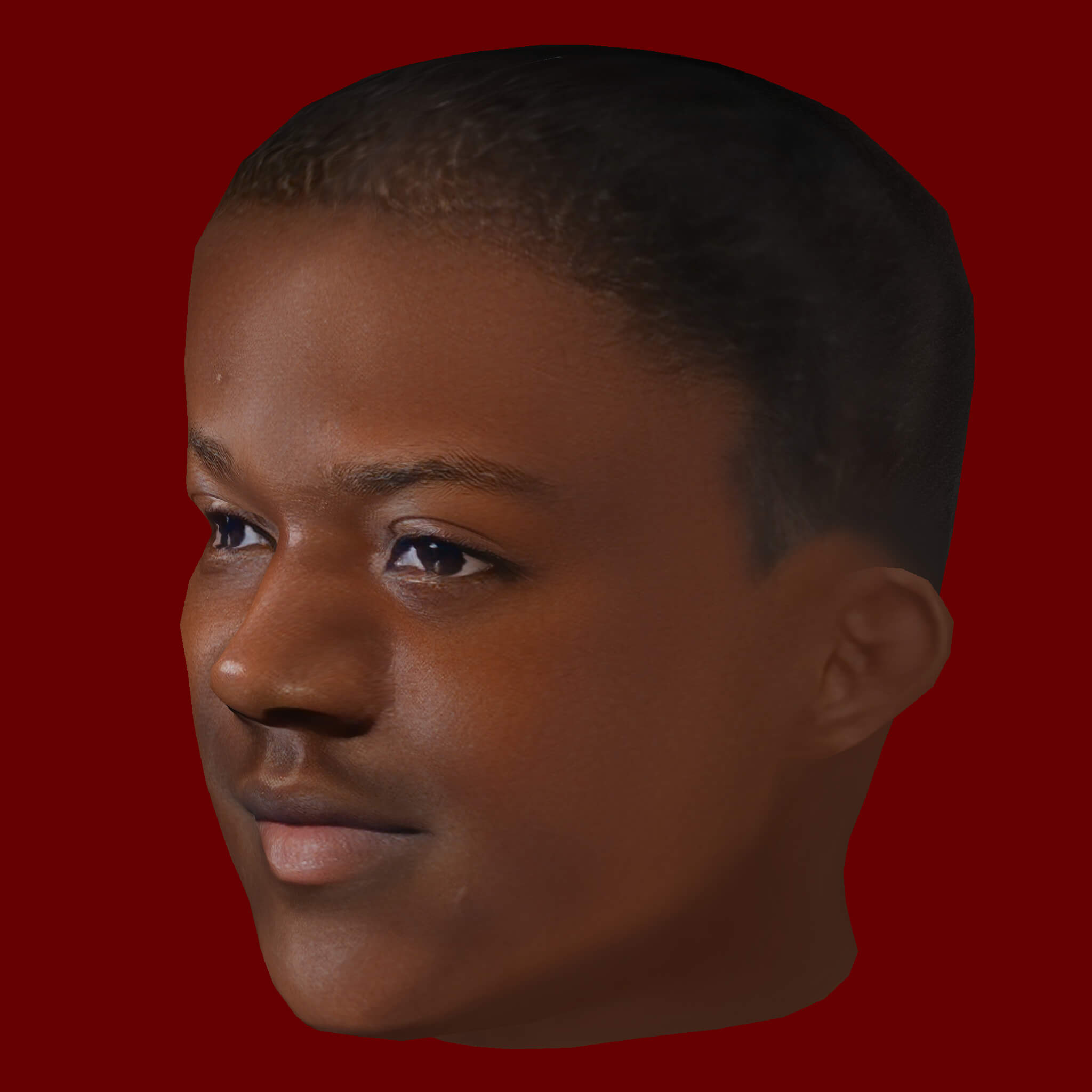 Kobbie Mainoo Head - Low Poly Head for Game 3D Model by Nammichael