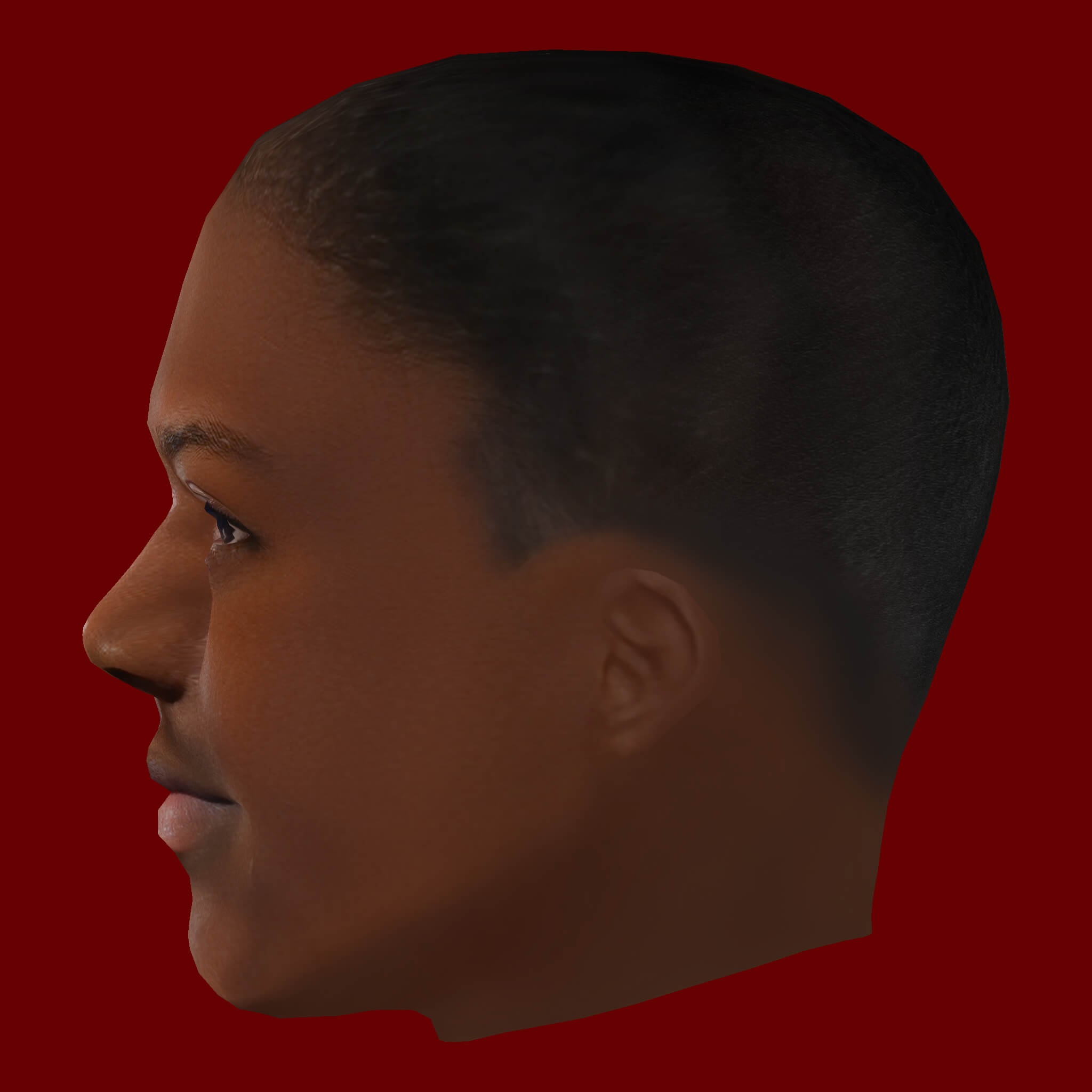 Kobbie Mainoo Head - Low Poly Head for Game 3D Model by Nammichael