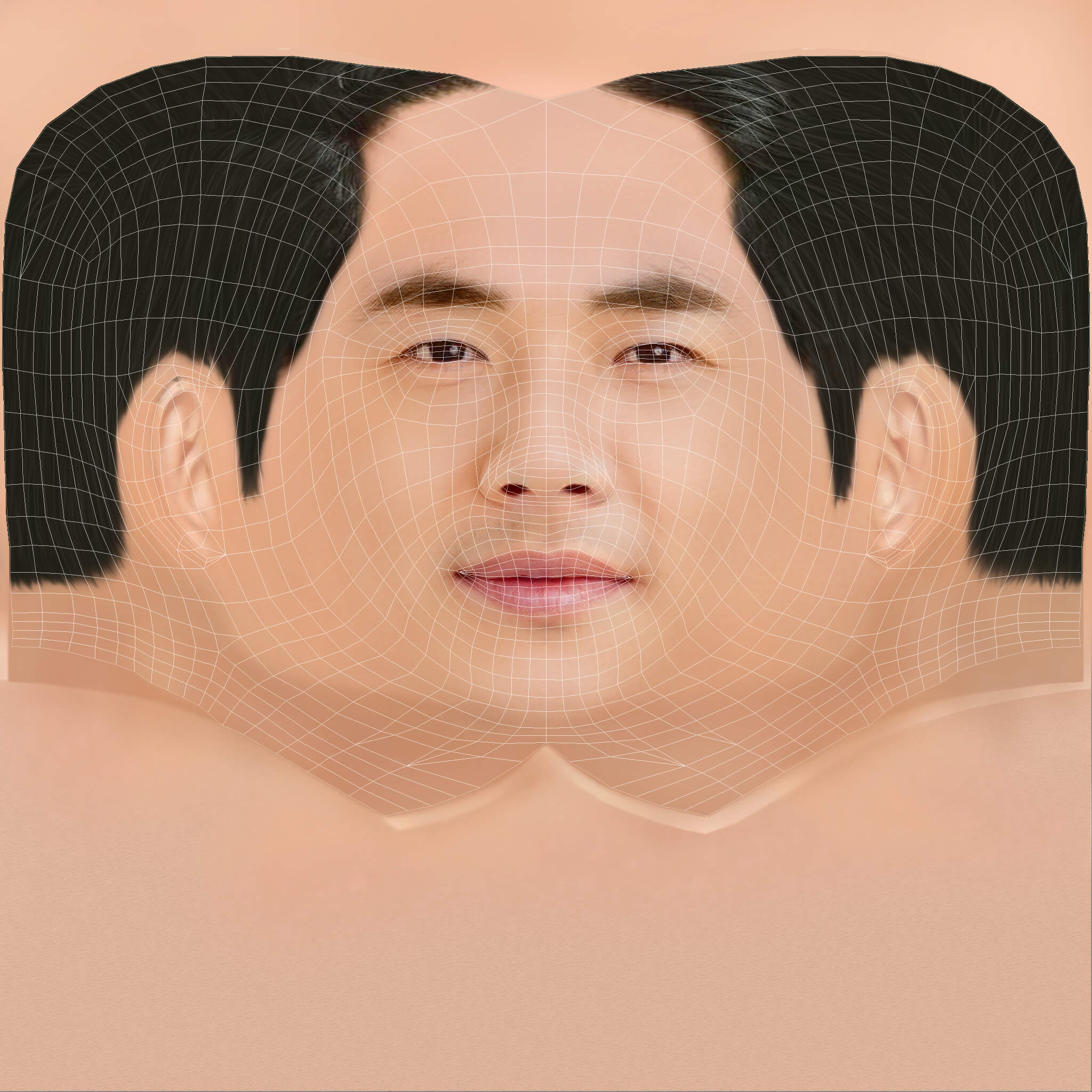 Kwon Sang Woo Head - Low Poly Head for Game 3D Model by Nammichael