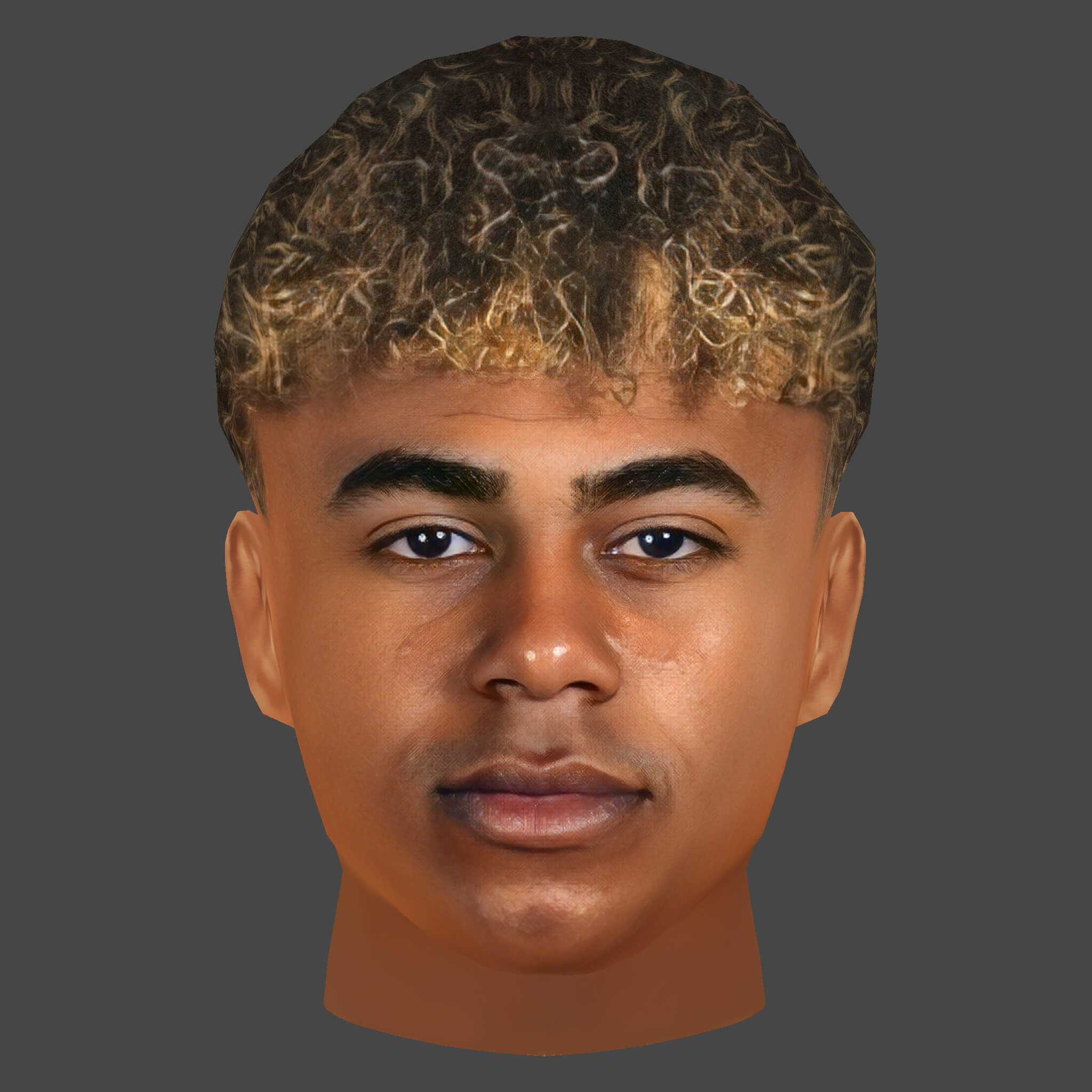 Lamine Yamal Head - Low Poly Head for Game 3D Model by Nammichael