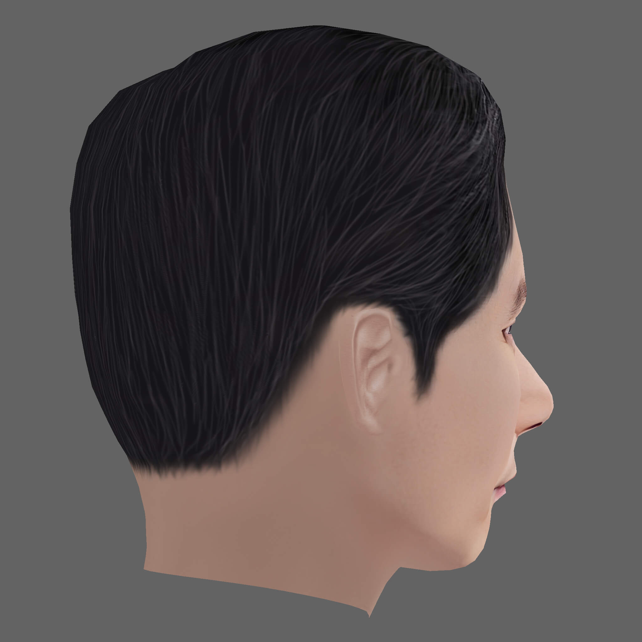Lee Jung-Jae Head - Low Poly Head for Game 3D Model by Nammichael