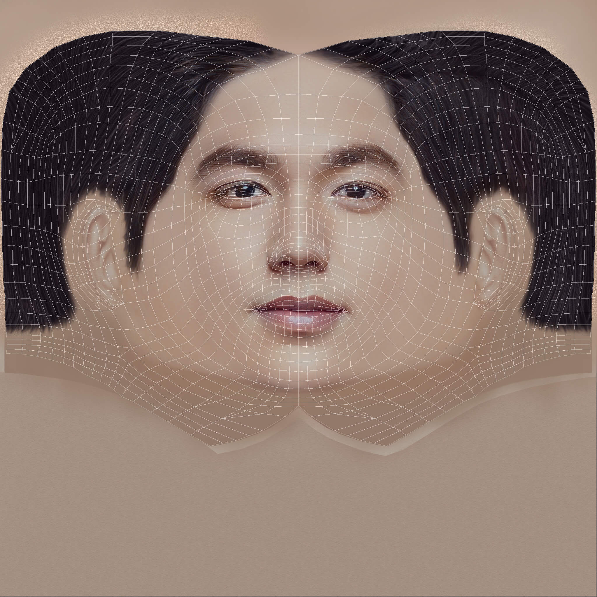 Lee Min Ho Head - Low Poly Head for Game 3D Model by Nammichael