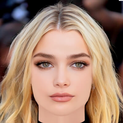 Lily-Rose Depp Head - No Hair - Low Poly Head for Game 3D Model by ...