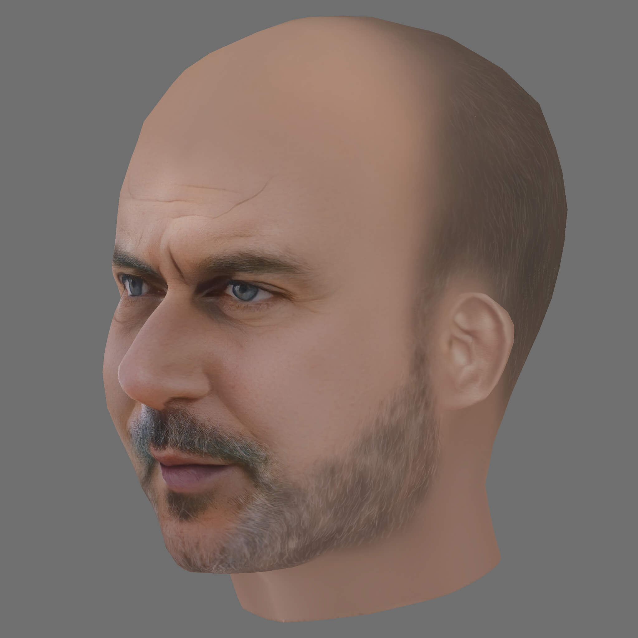 Lior Raz Head - Low Poly Head for Game 3D Model by Nammichael
