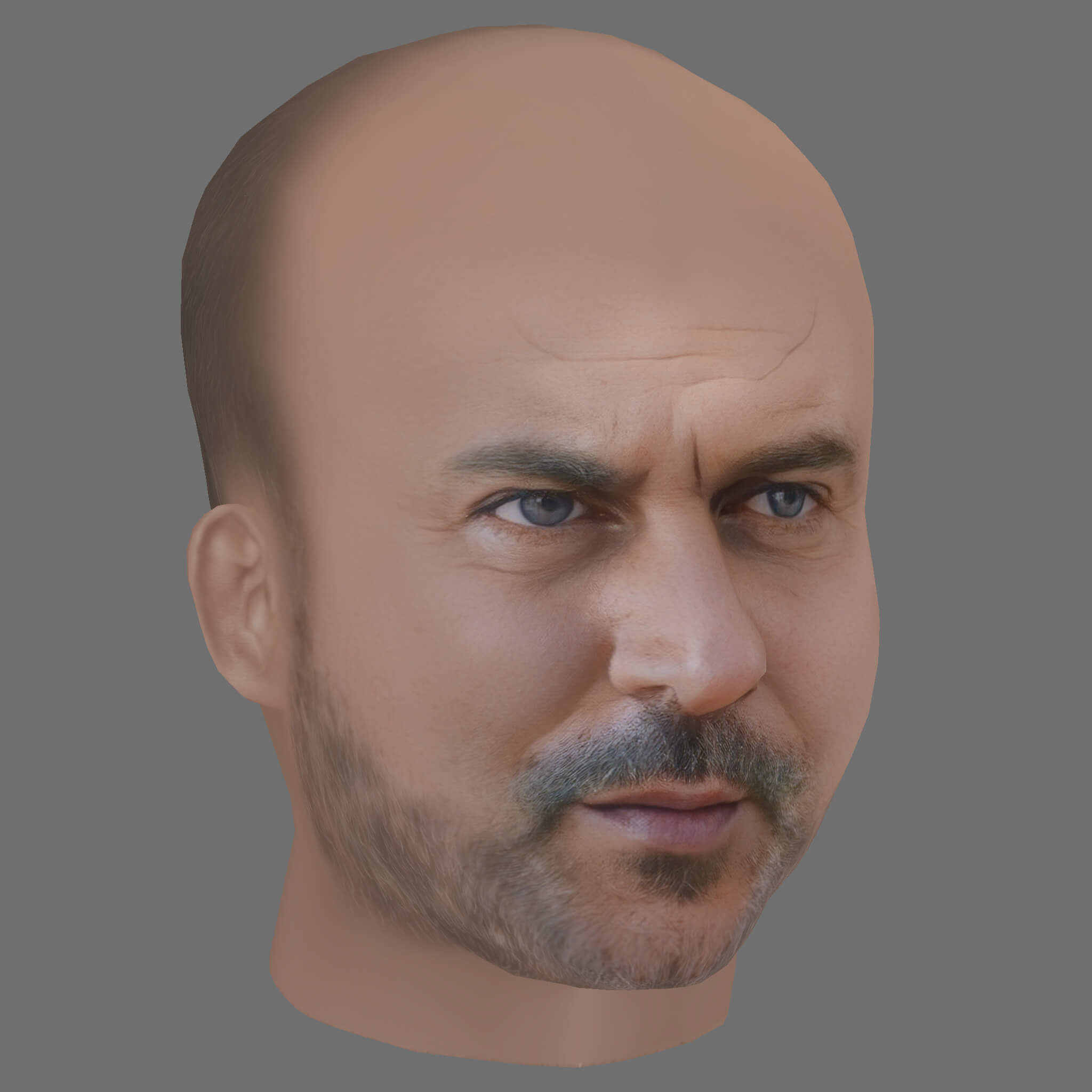 Lior Raz Head - Low Poly Head for Game 3D Model by Nammichael