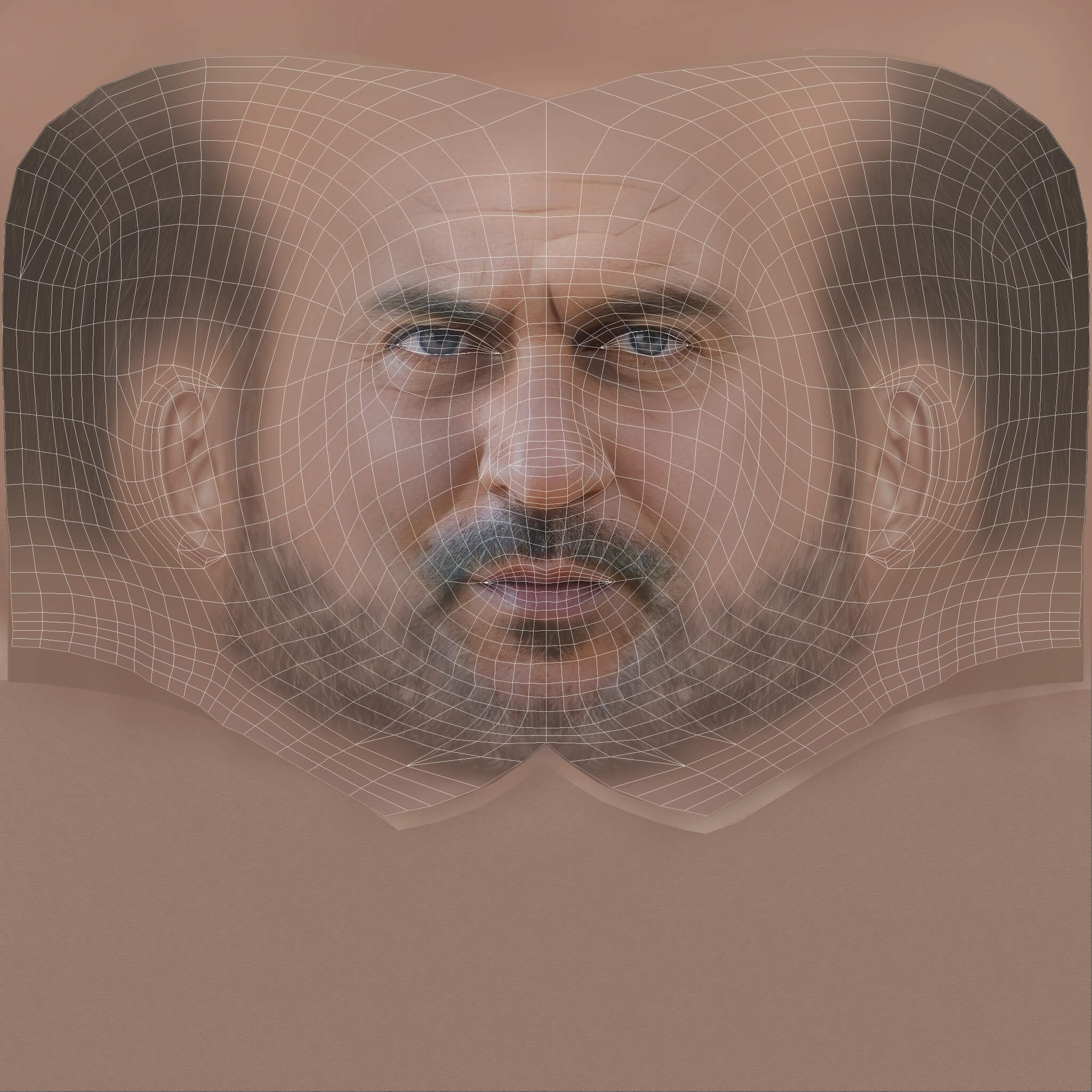 Lior Raz Head - Low Poly Head for Game 3D Model by Nammichael