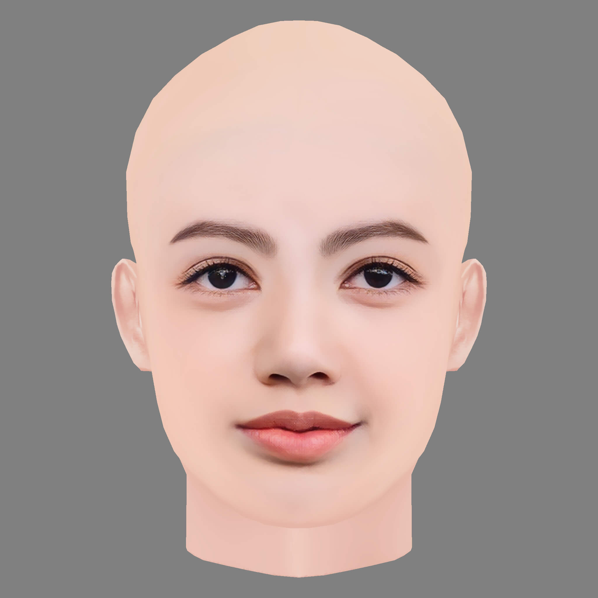Lisa Blackpink Head - Low Poly Head for Game - No Hair 3D Model by ...