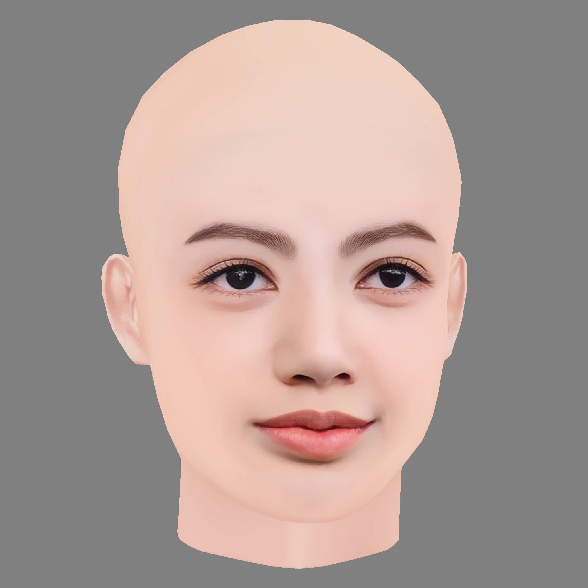 Lisa Blackpink Head - Low Poly Head for Game - No Hair 3D Model by ...