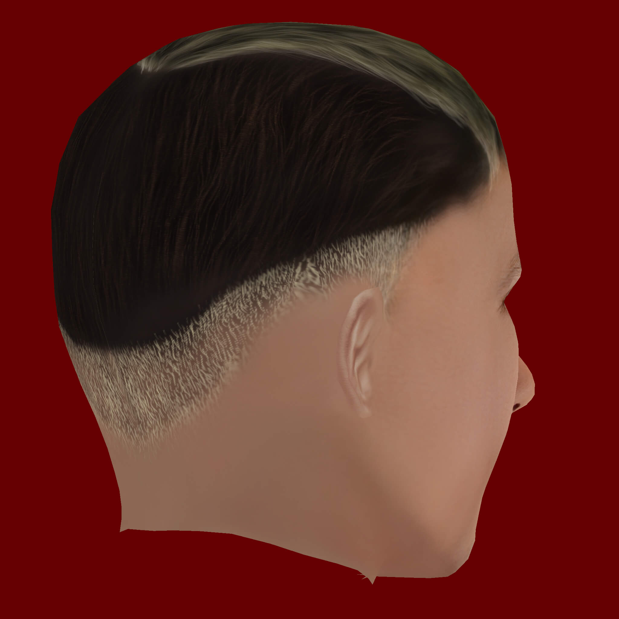 Lisandro Martinez Head - Low Poly Head for Game 3D Model by Nammichael