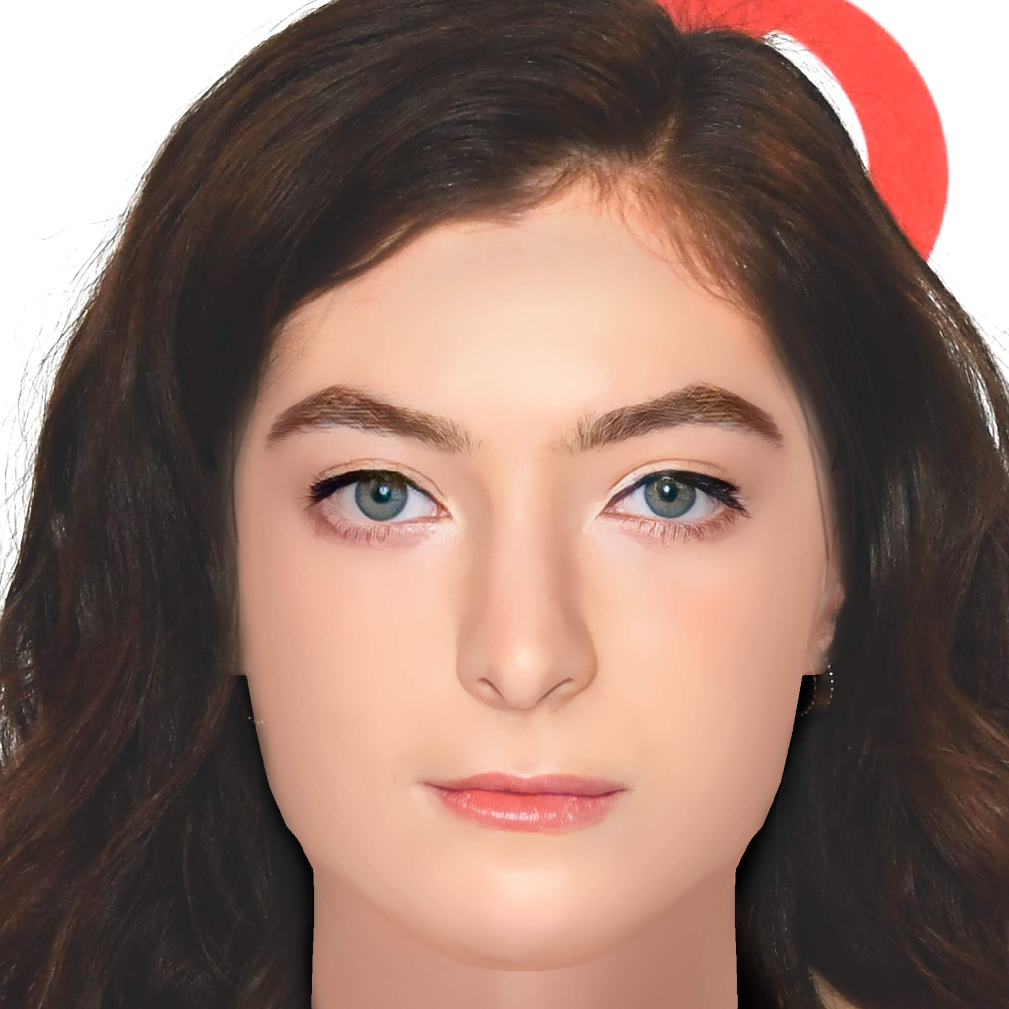 Lorde Head - No Hair - Low Poly Head for Game 3D Model by Nammichael