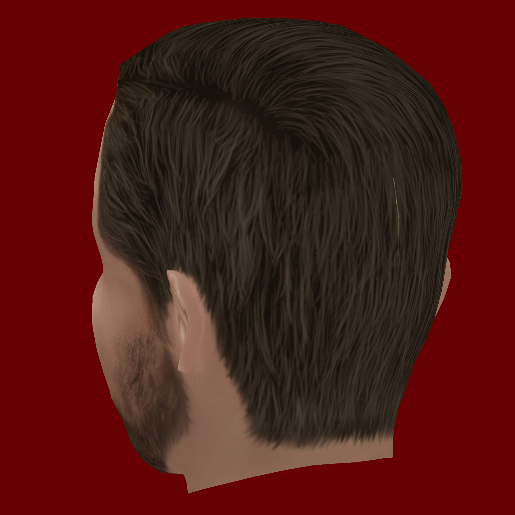 Low Poly Head of The President - Abraham Lincoln 3D Model by Nammichael