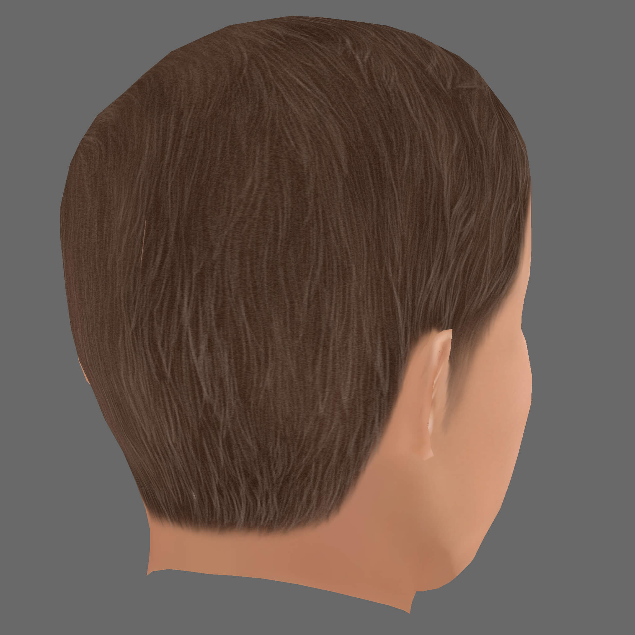 Lucas Hedges Head - Low Poly Head for Game Low Poly 3D Model by Nammichael