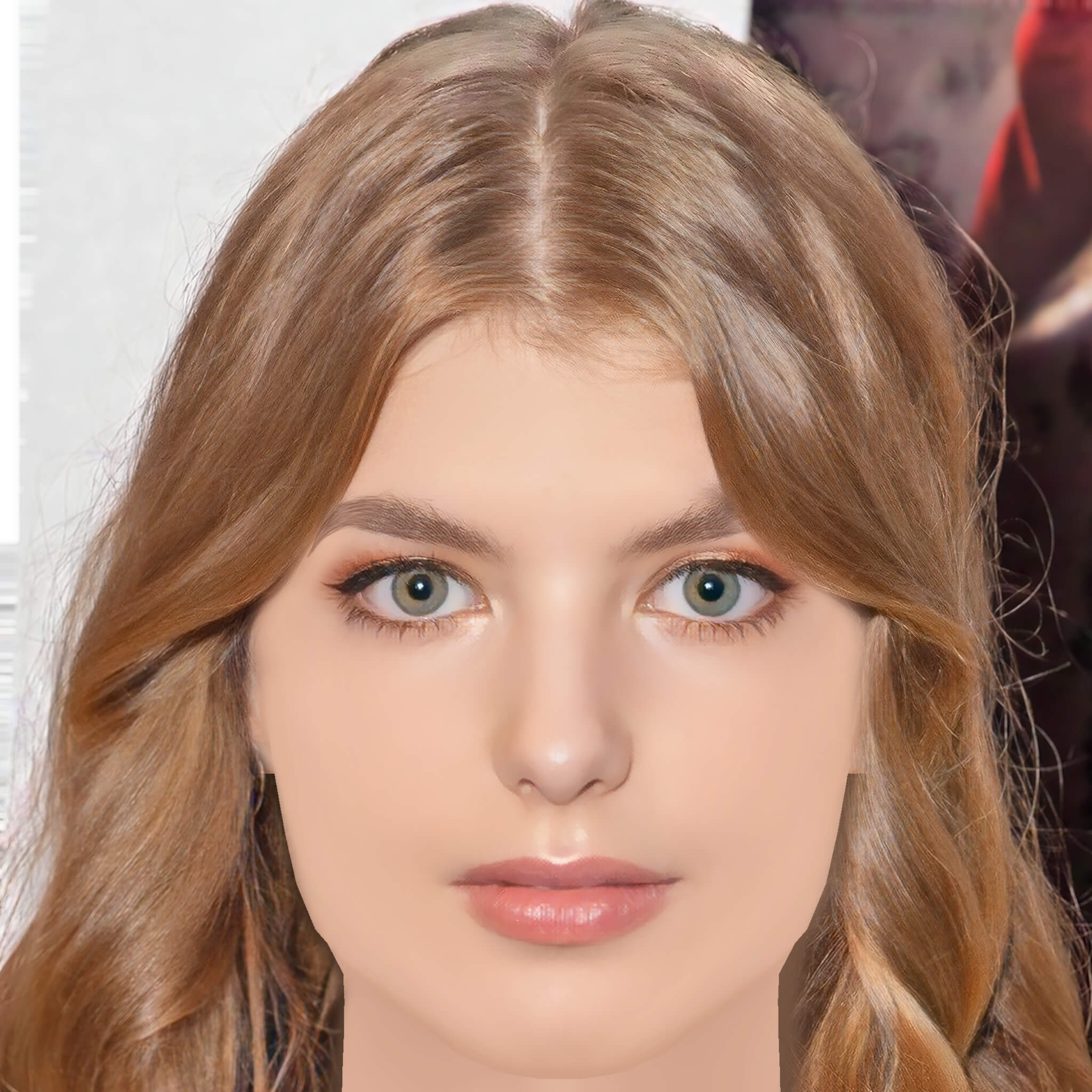 Lyliana Wray Head - No Hair - Low Poly Head for Game 3D Model by Nammichael