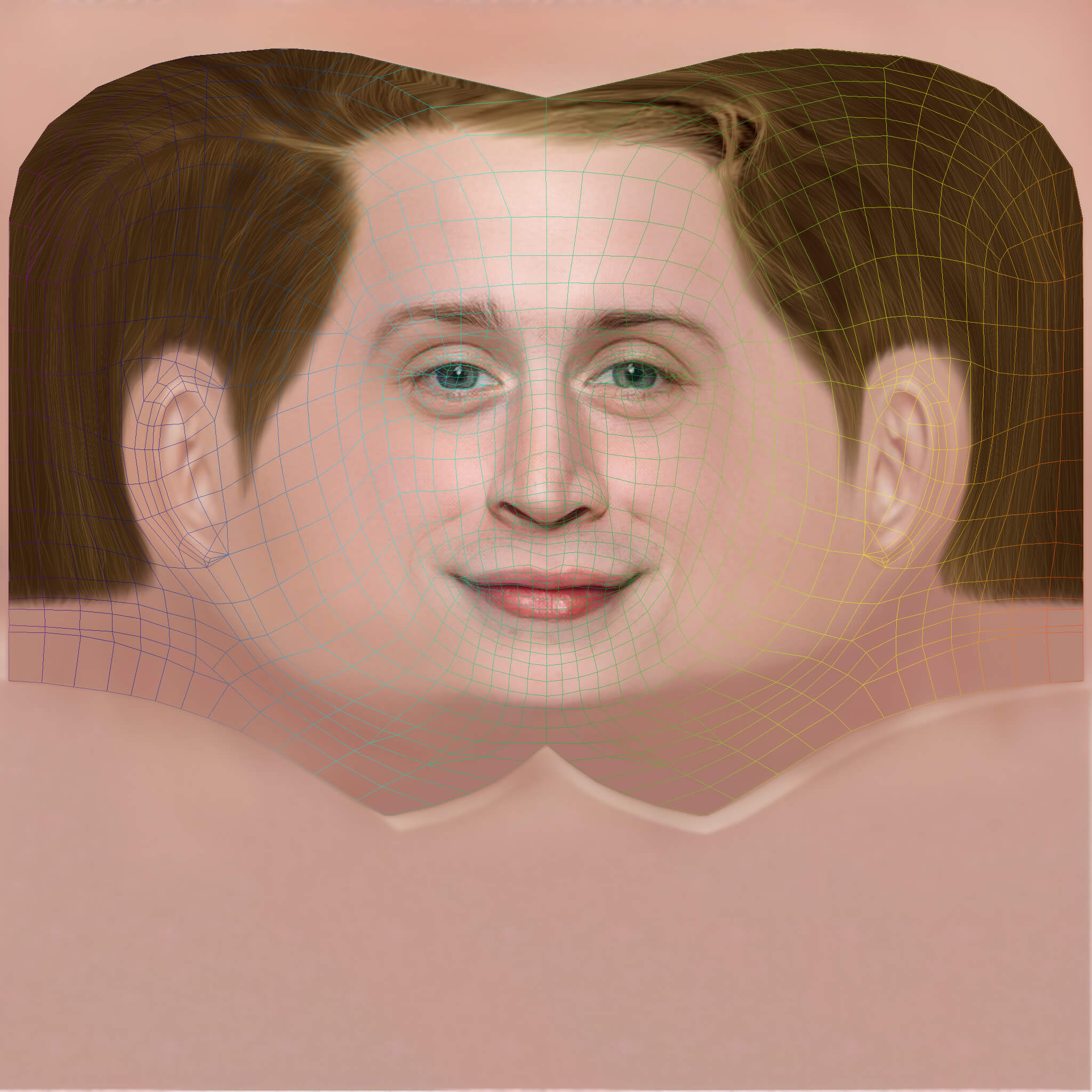 Macaulay Culkin Head - Low Poly Head for Game Low Poly 3D Model by ...